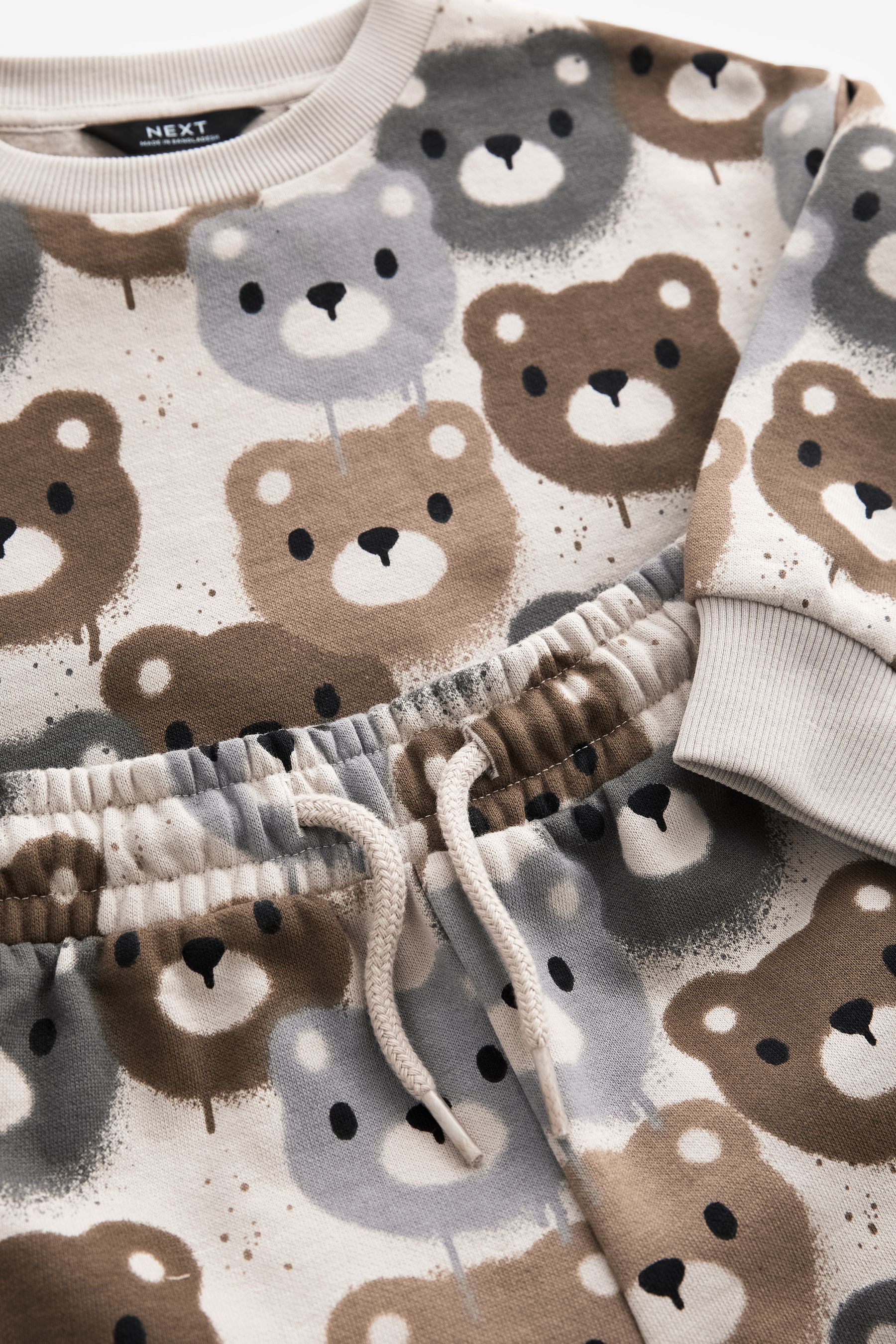 Buy Neutral Drippy Bear Jersey 100% Cotton Crew Neck Sweatshirt and ...