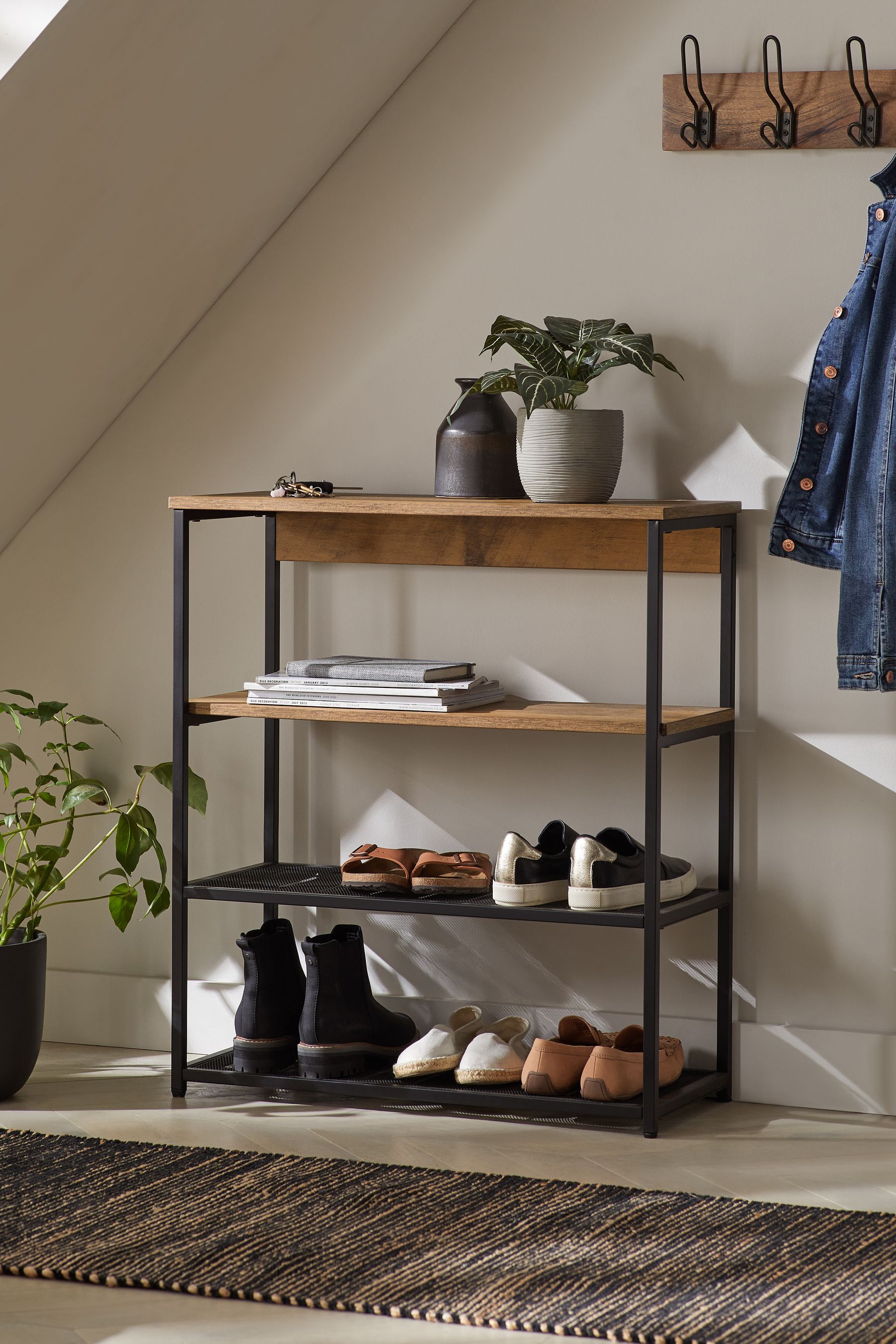 Buy Dark Bronx Console Shoe Storage from the Next UK online shop