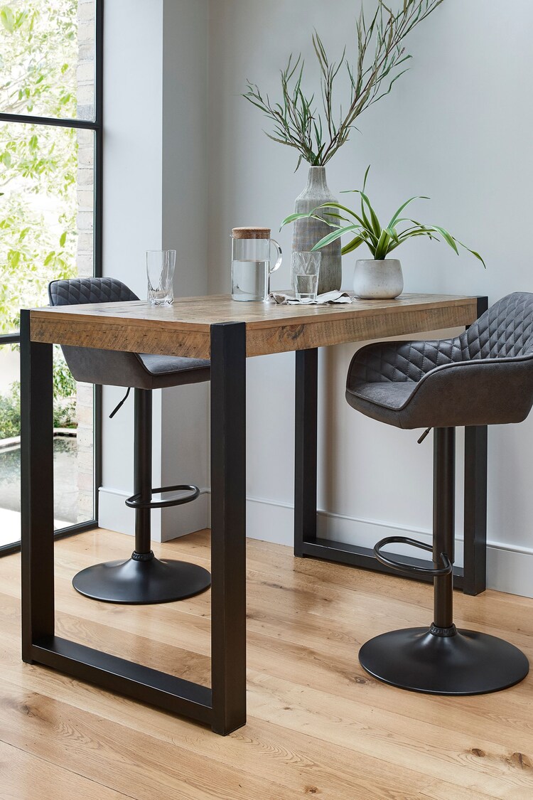 Buy Natural Jefferson Pine 4 Seater Bar Dining Table from the Next UK ...