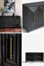 Buy Black Ritz Mango Wood Large Sideboard from the Next UK online shop