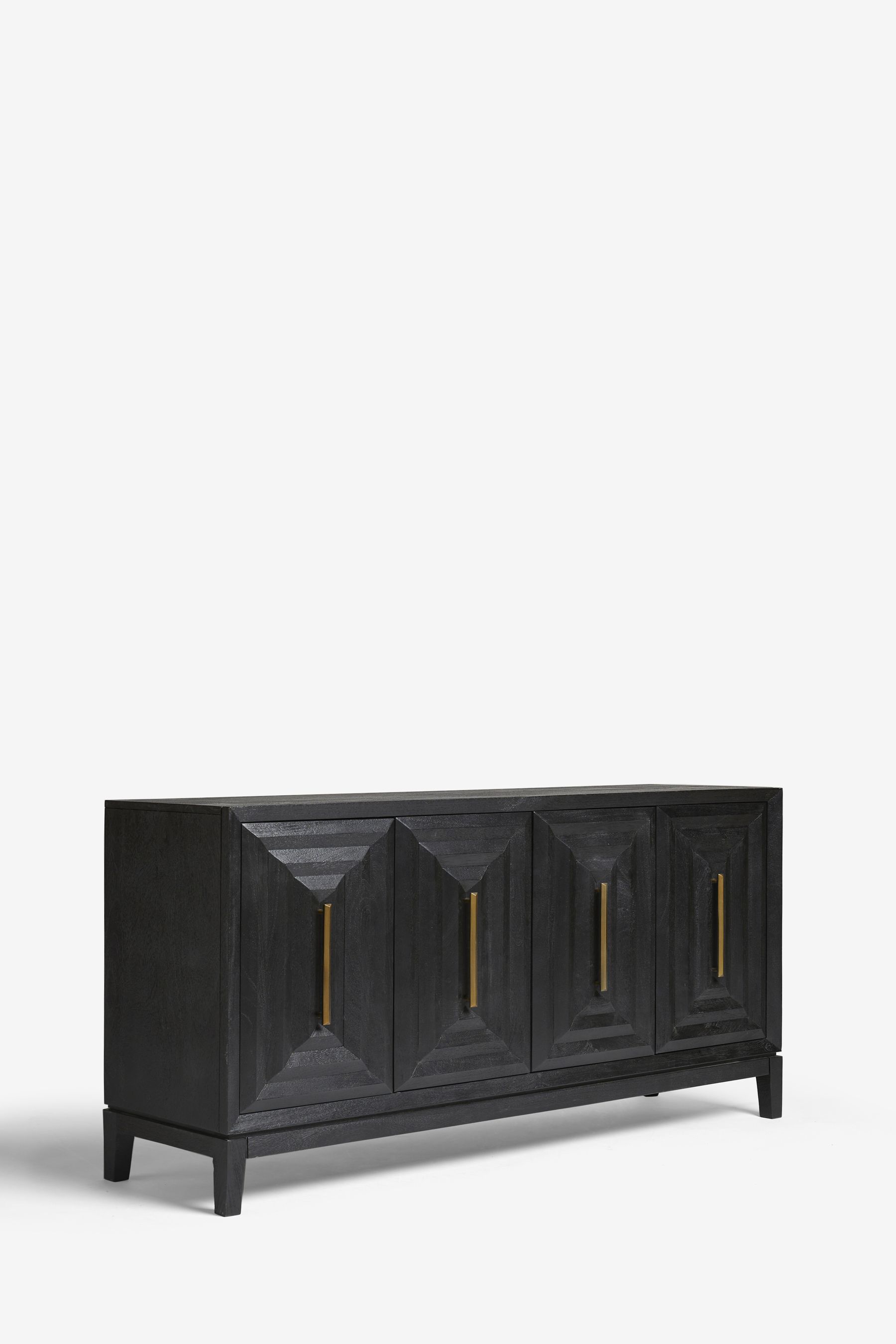 Buy Black Ritz Mango Wood Large Sideboard from the Next UK online shop