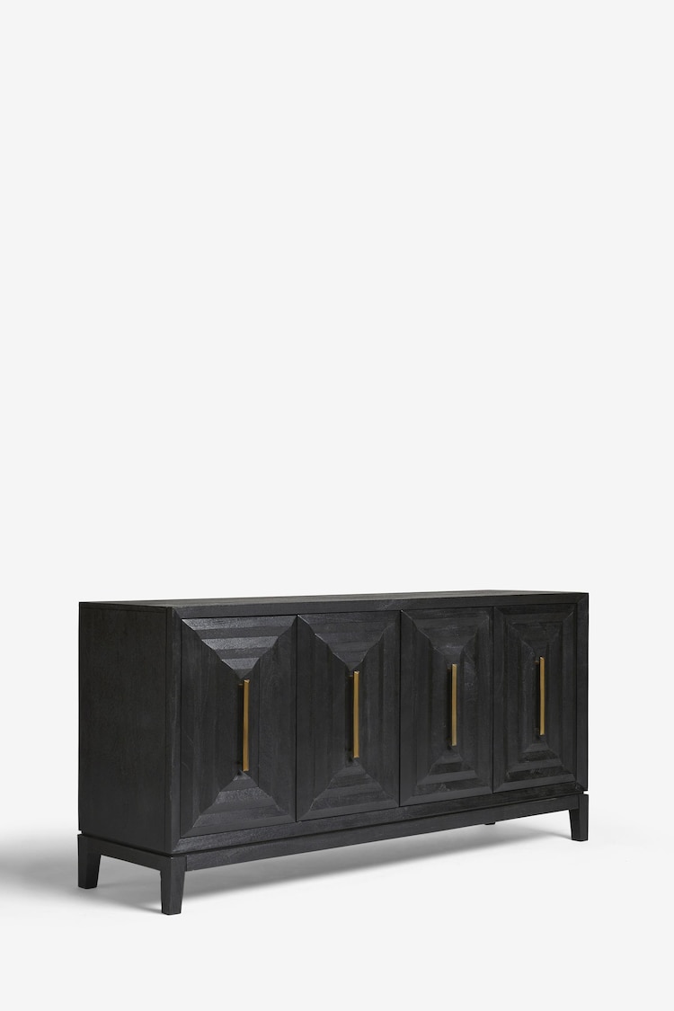 Buy Black Ritz Mango Wood Large Sideboard from the Next UK online shop