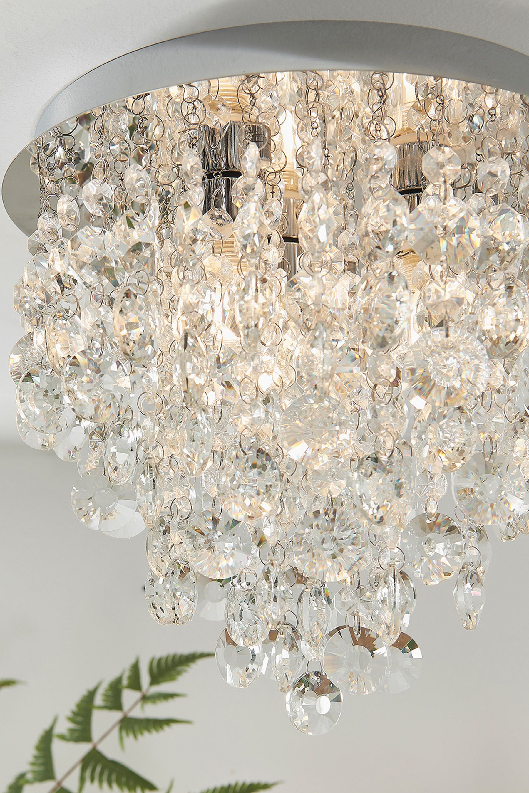 Buy Gallery Home Chrome Thompson Chrome Ceiling Light from the Next UK ...