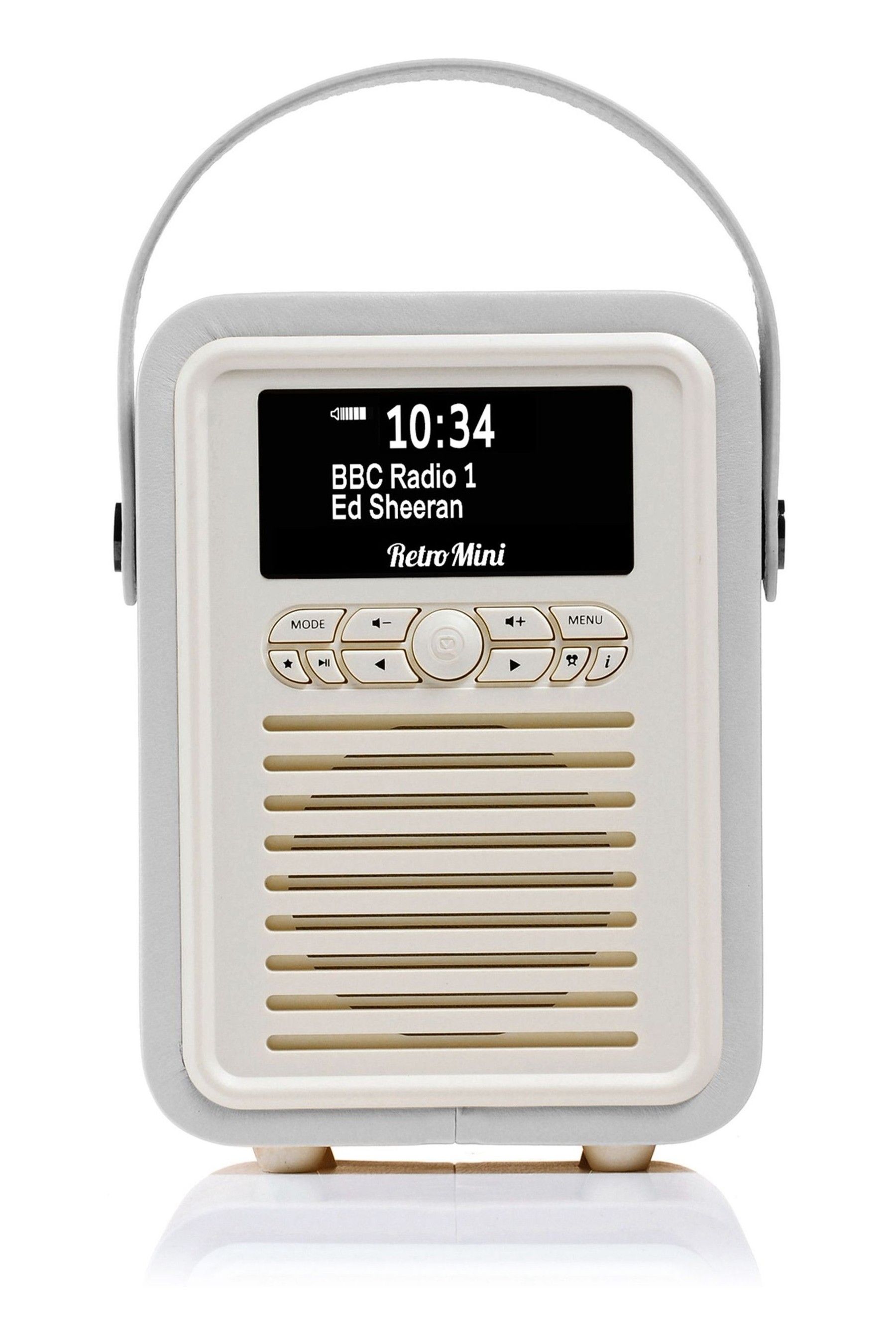 Buy VQ Grey Light Grey Retro Mini DAB Radio from the Next UK online shop
