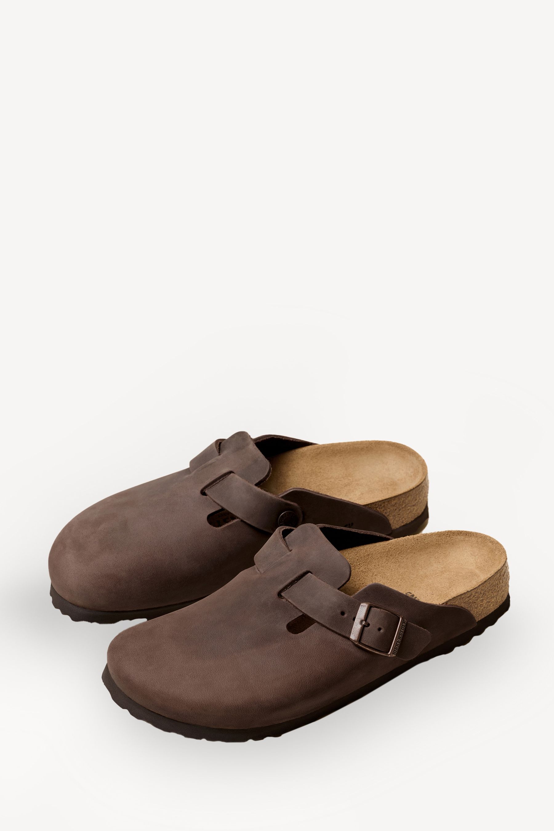 Buy Birkenstock Brown Boston Oil Leather Clogs from the Next UK online shop
