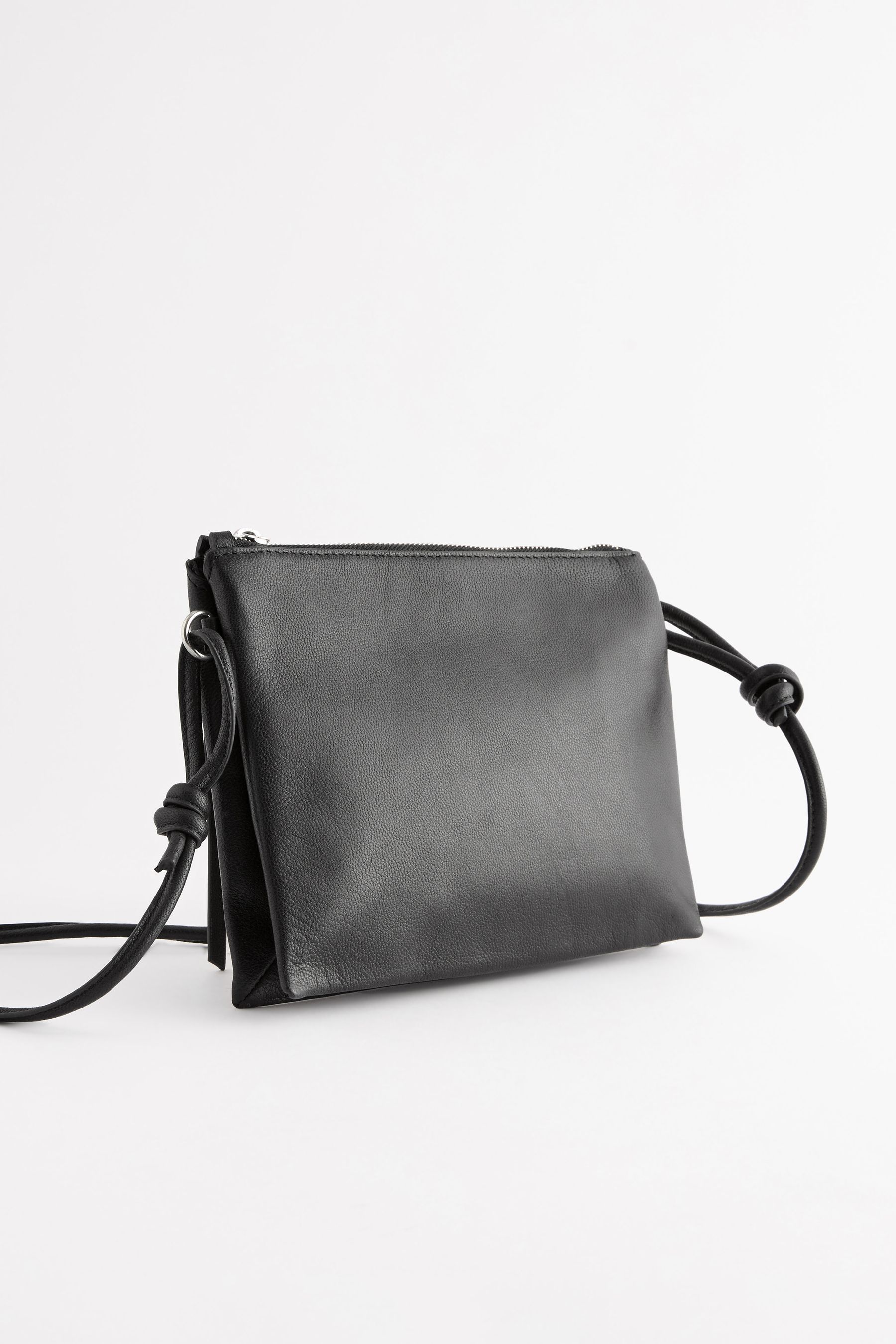 Buy Black Leather Cross-Body Bag from the Next UK online shop
