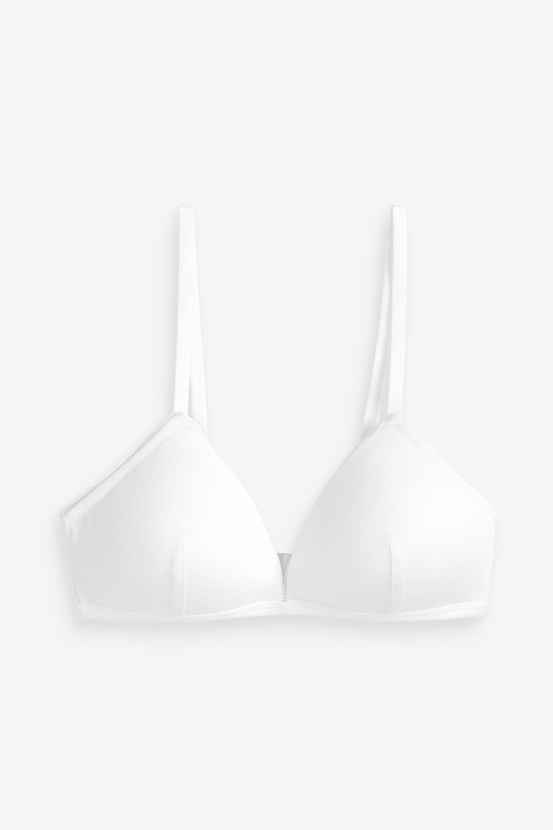 Buy Navy Blue/Grey Marl/White Pad Non Wire First Bras 3 Pack from the ...