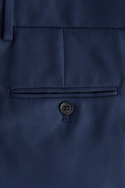 Buy Bright Blue Tailored Fit Textured Suit Trousers from Next Ireland