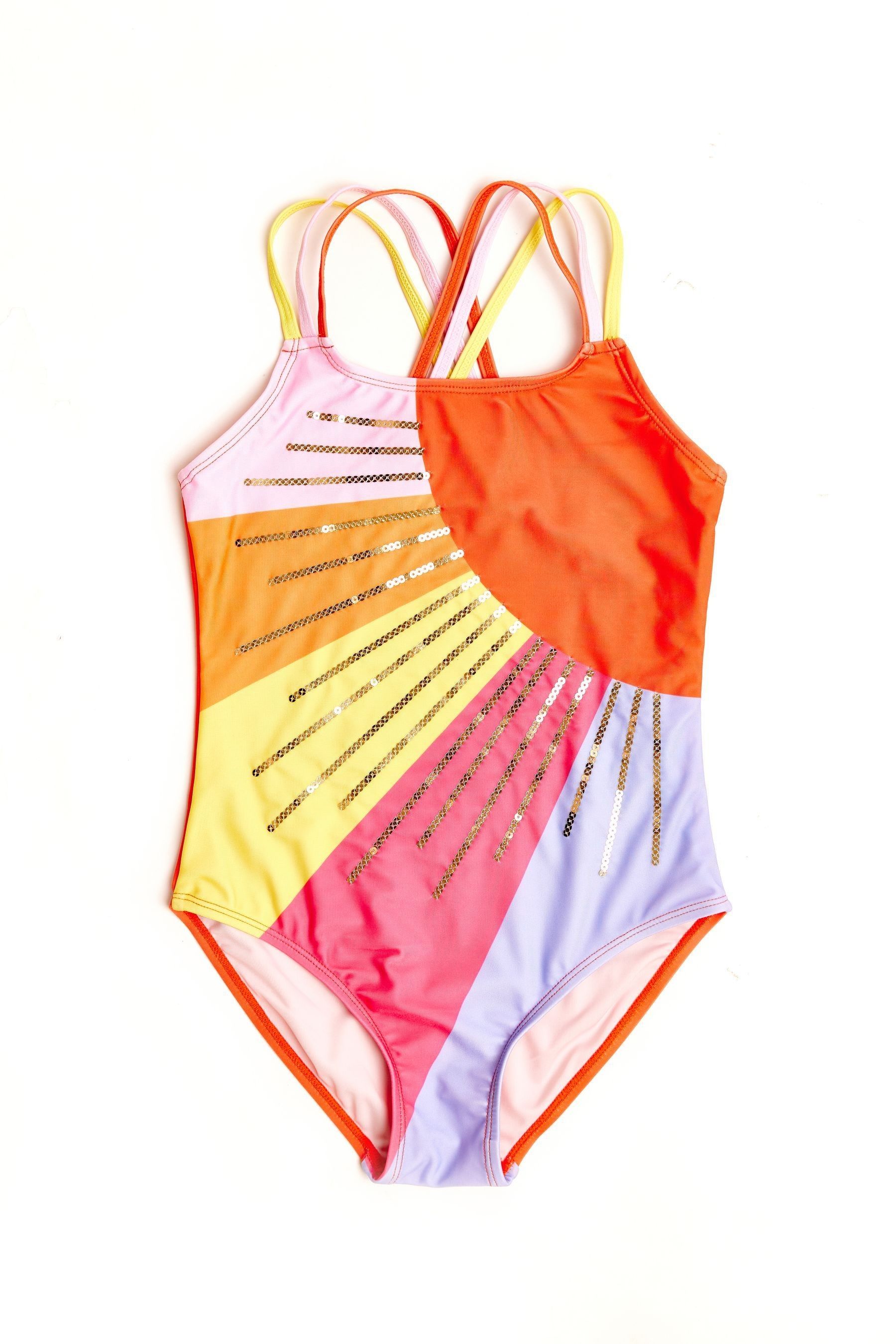 Buy Nicole Miller Red Sequin Swimsuit from the Next UK online shop