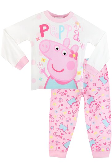 Buy Character Pink Floral Peppa Pig Peppa Pig Pyjamas from the Next UK ...