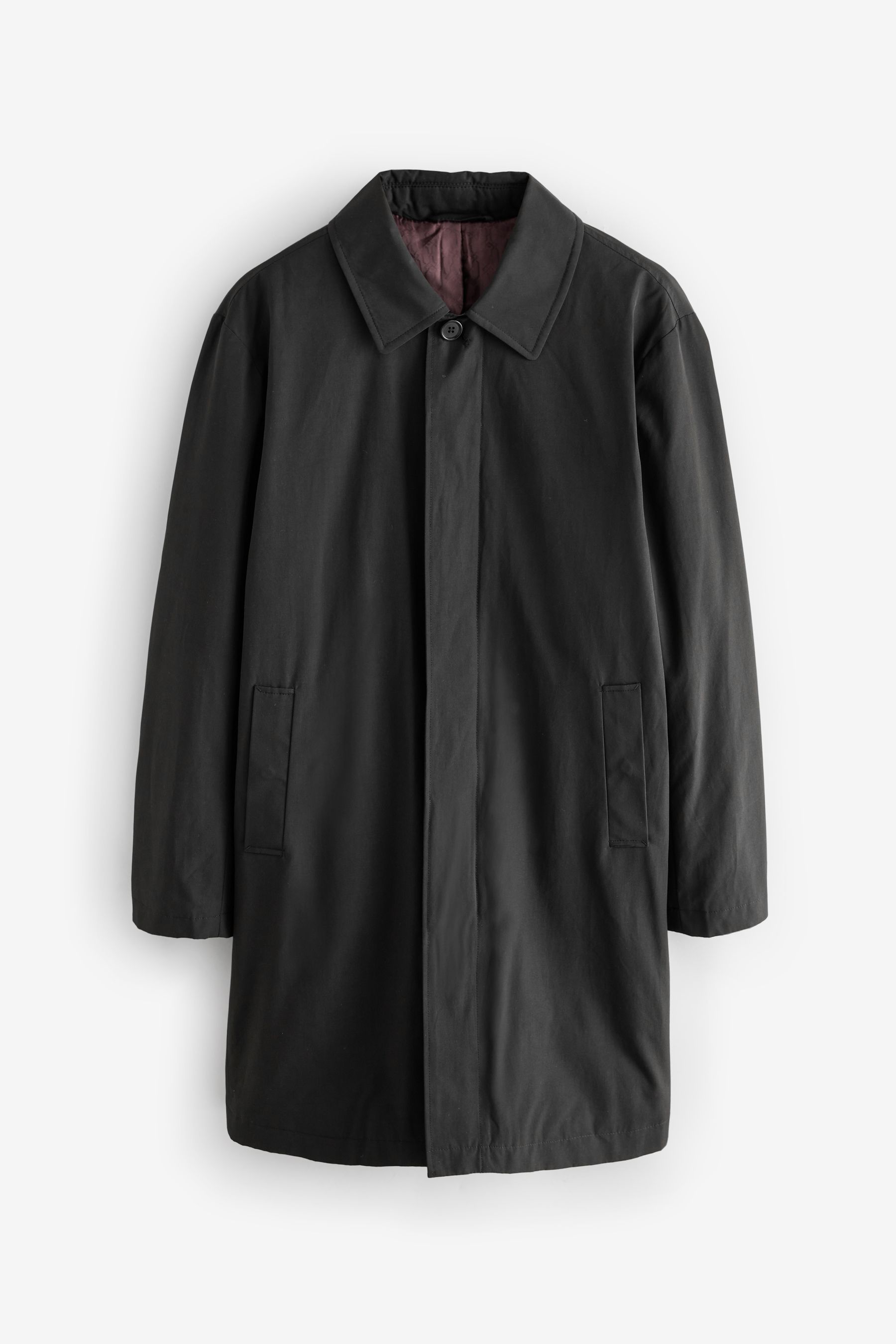 Buy Black Shower Resistant Padded Trench Coat from the Next UK online shop