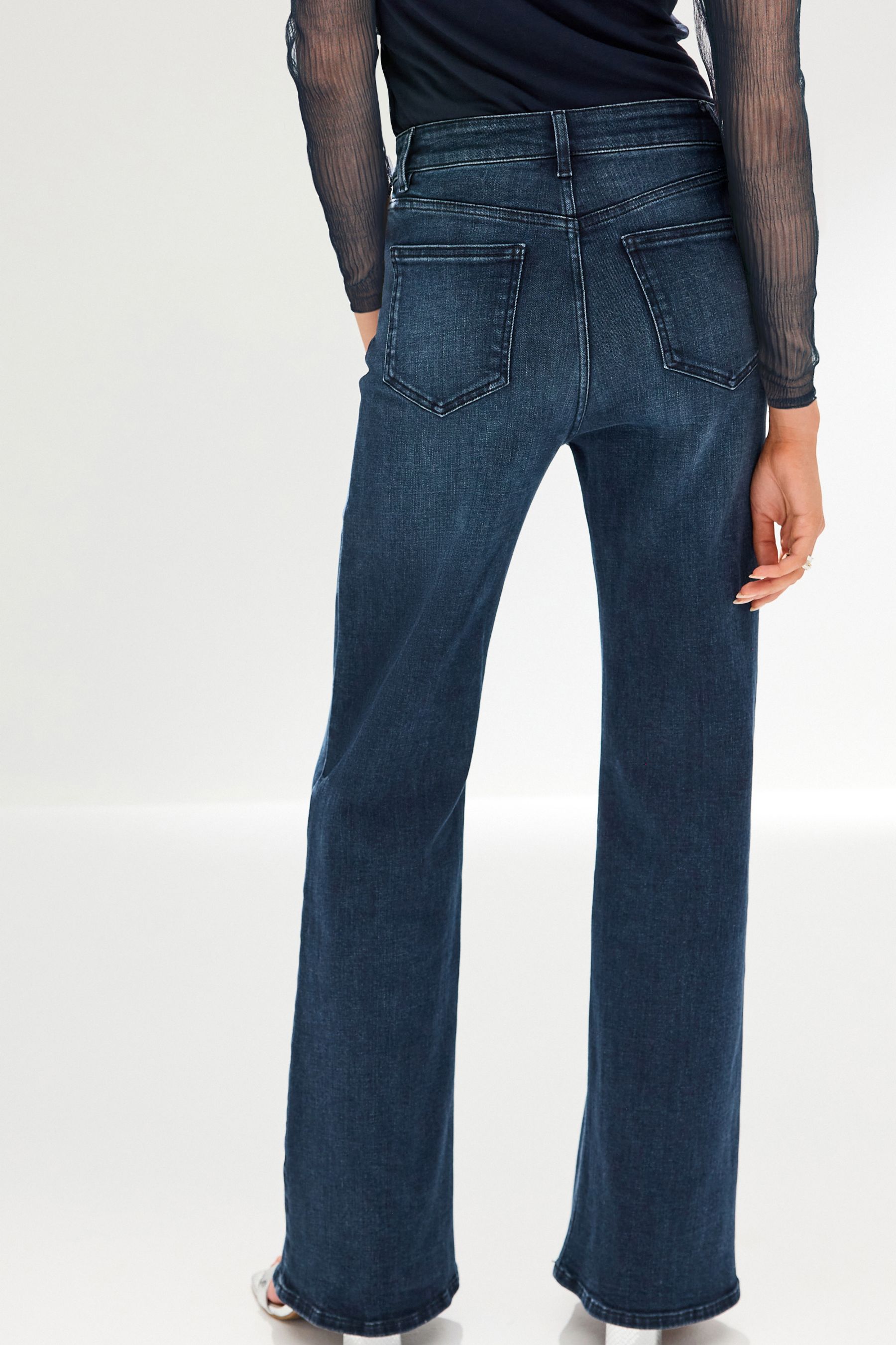 Buy Inky Blue Wide Leg Jeans from the Next UK online shop