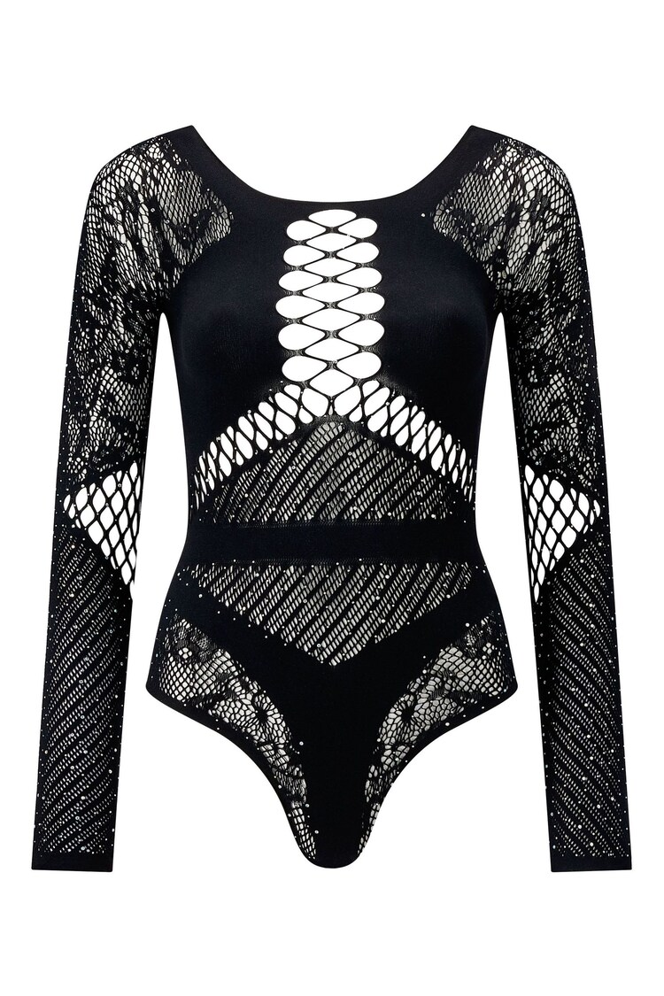 Buy Ann Summers Black Paisley Diamanté Body from the Next UK online shop