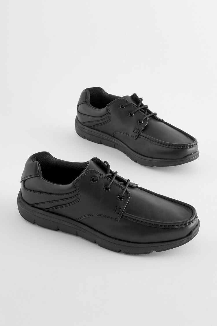 Buy Black Standard Fit Apron Lace Up Shoes from the Next UK online shop
