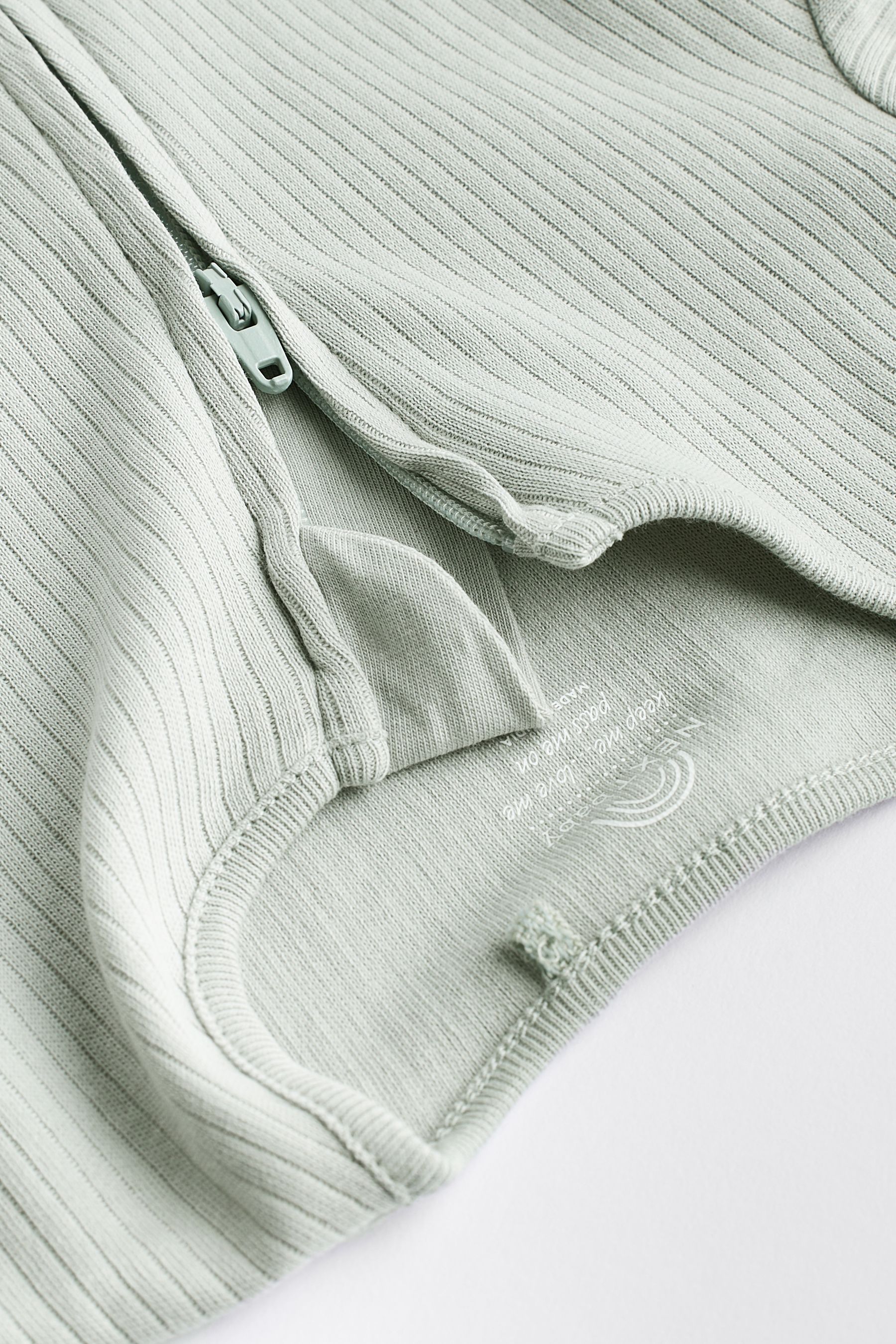 Buy Blue / Grey Cotton Baby Zip Sleepsuits 3 Pack (0-3yrs) from Next ...