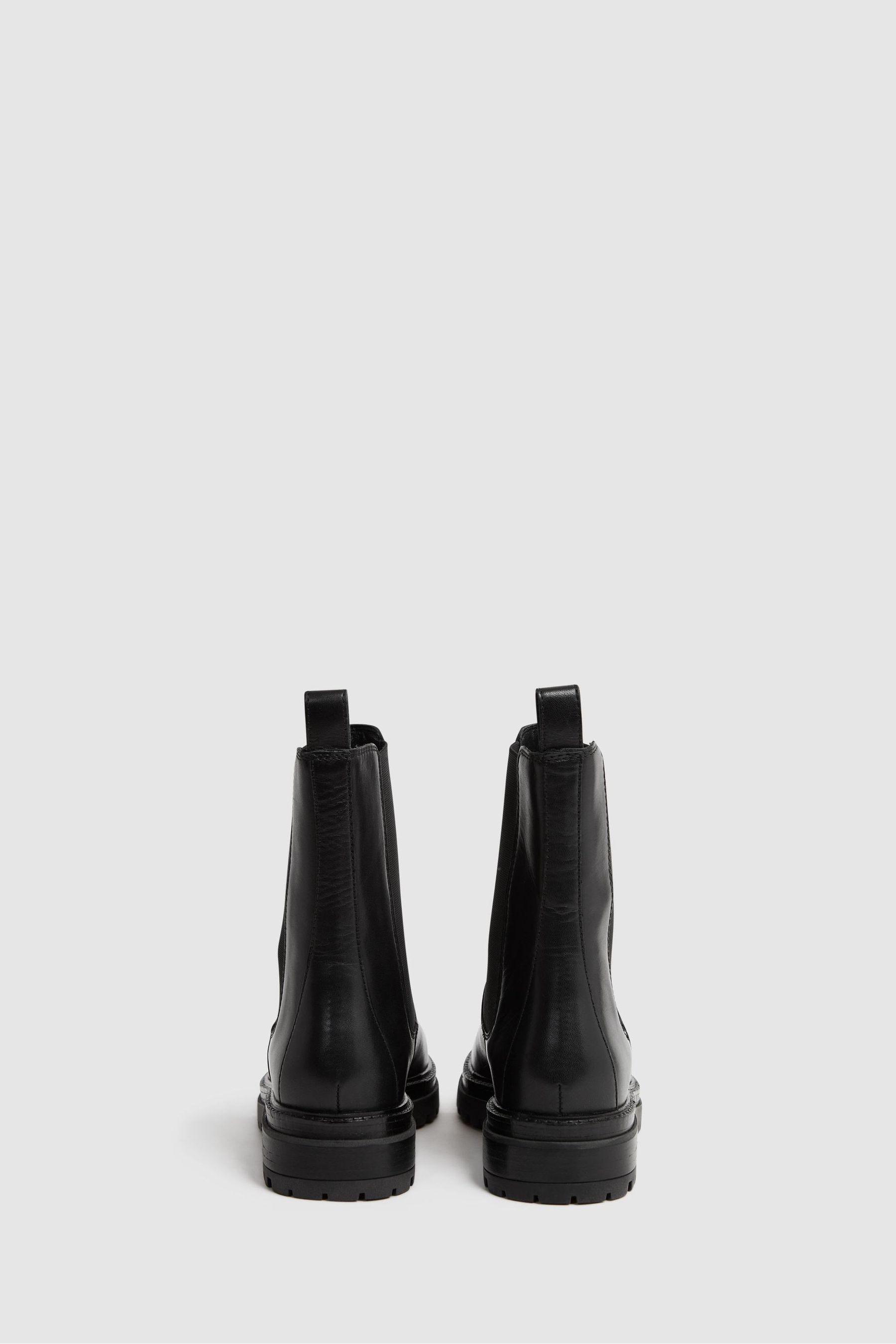 Buy Reiss Black Thea Leather Chelsea Boots from the Next UK online shop