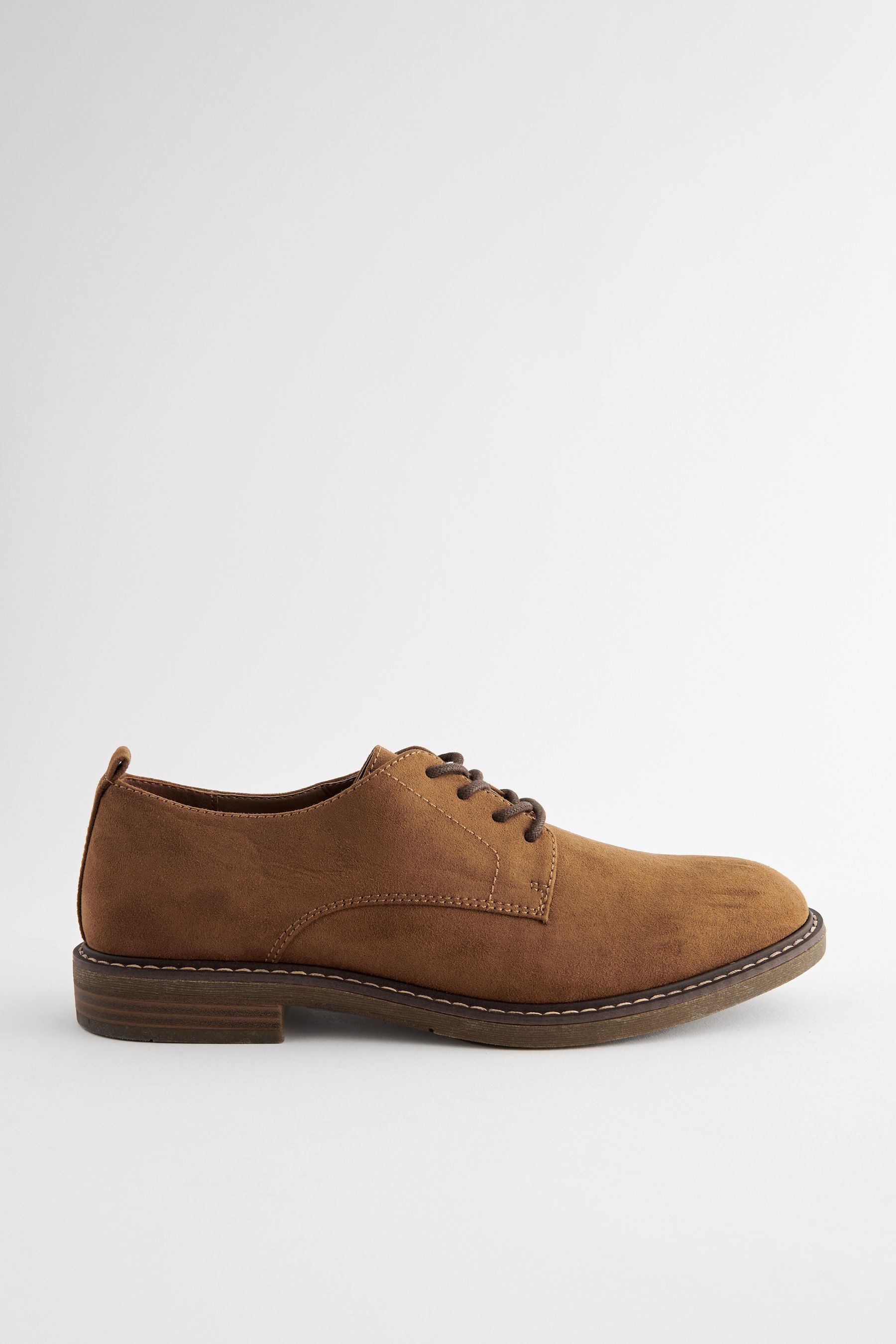 Buy Tan Brown Suedette Derby Shoes from Next Australia