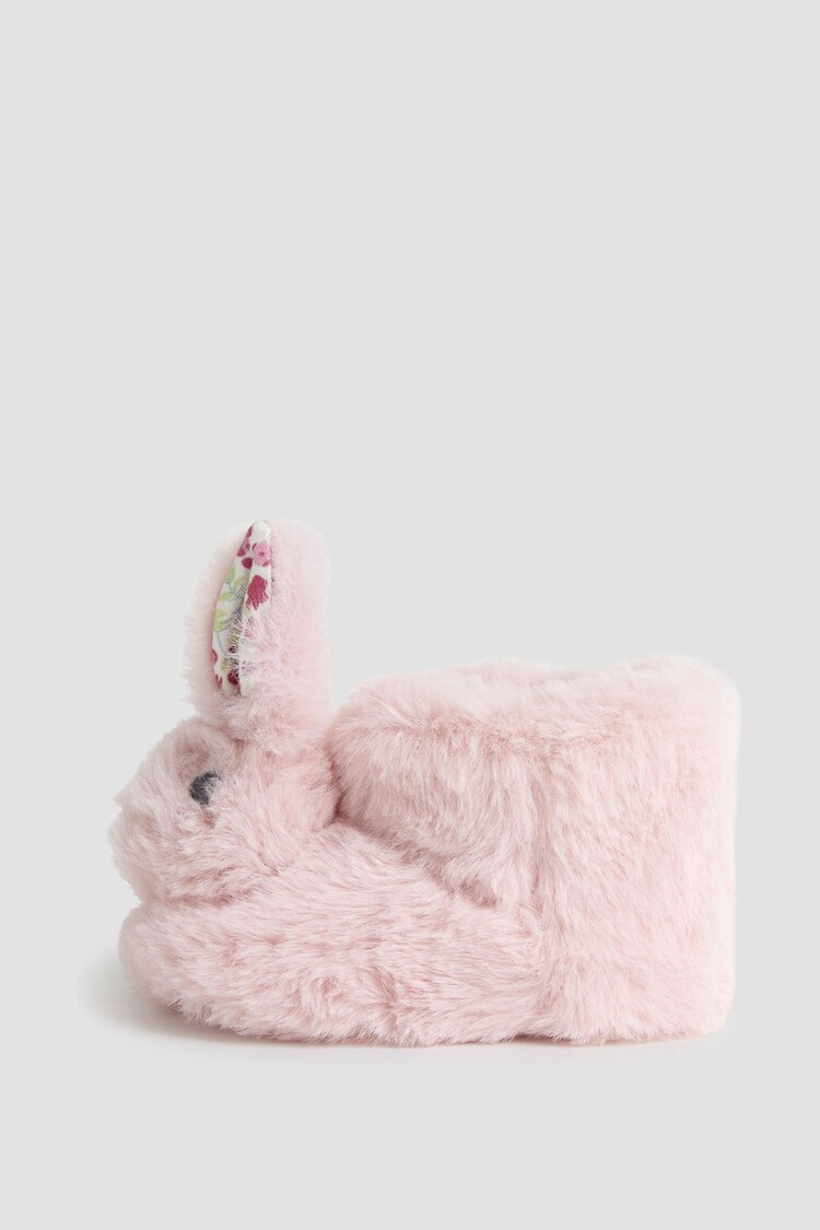 Buy JoJo Maman Bébé Pink Rabbit Slippers from the Next UK online shop