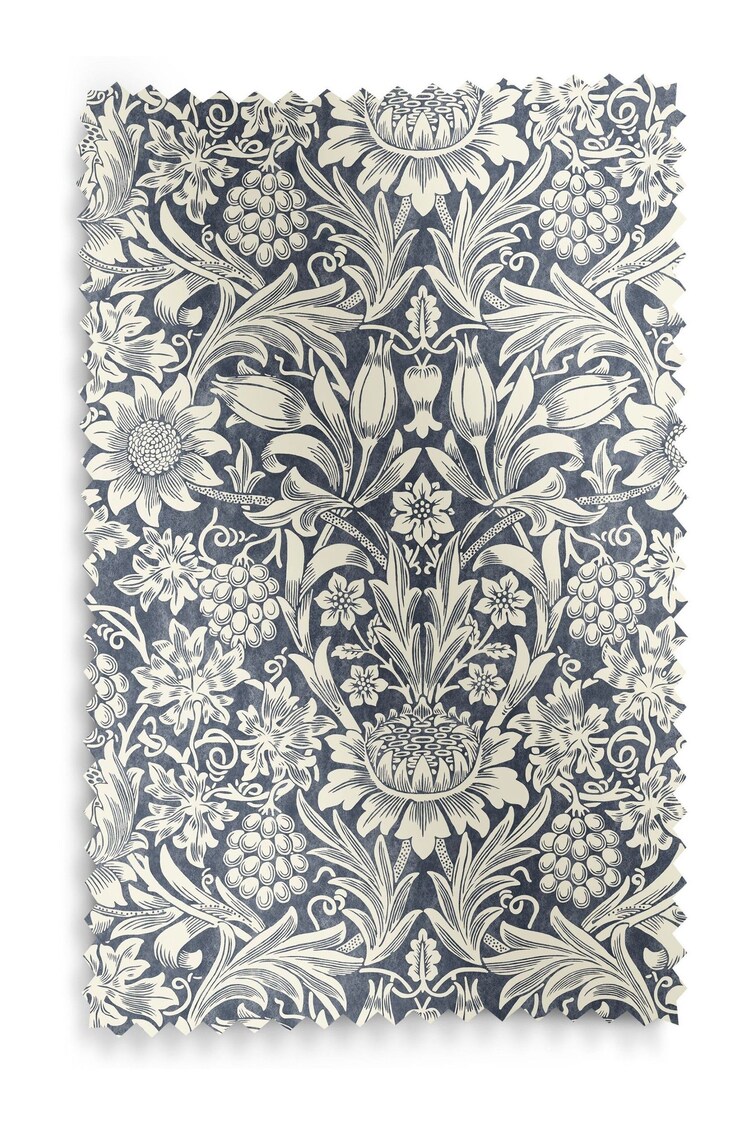 Buy William Morris At Home Indigo Blue Sunflower Made To Measure Roller ...