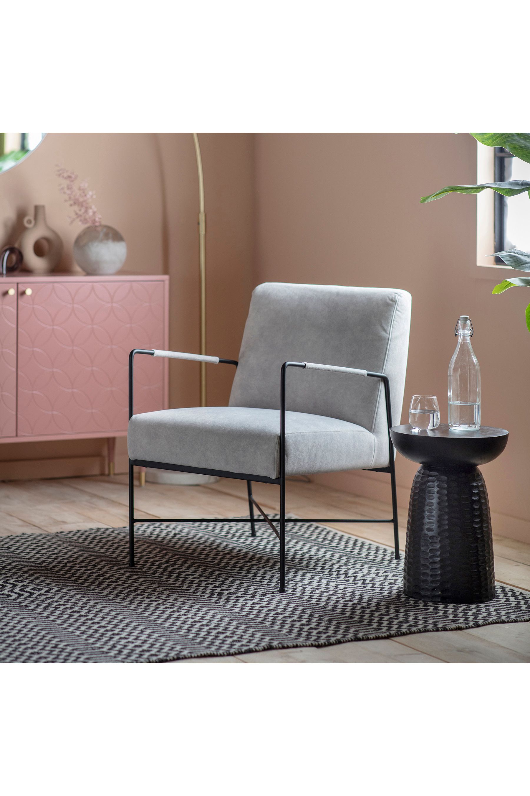 Buy Gallery Home Grey Cullman Armchair from the Next UK online shop