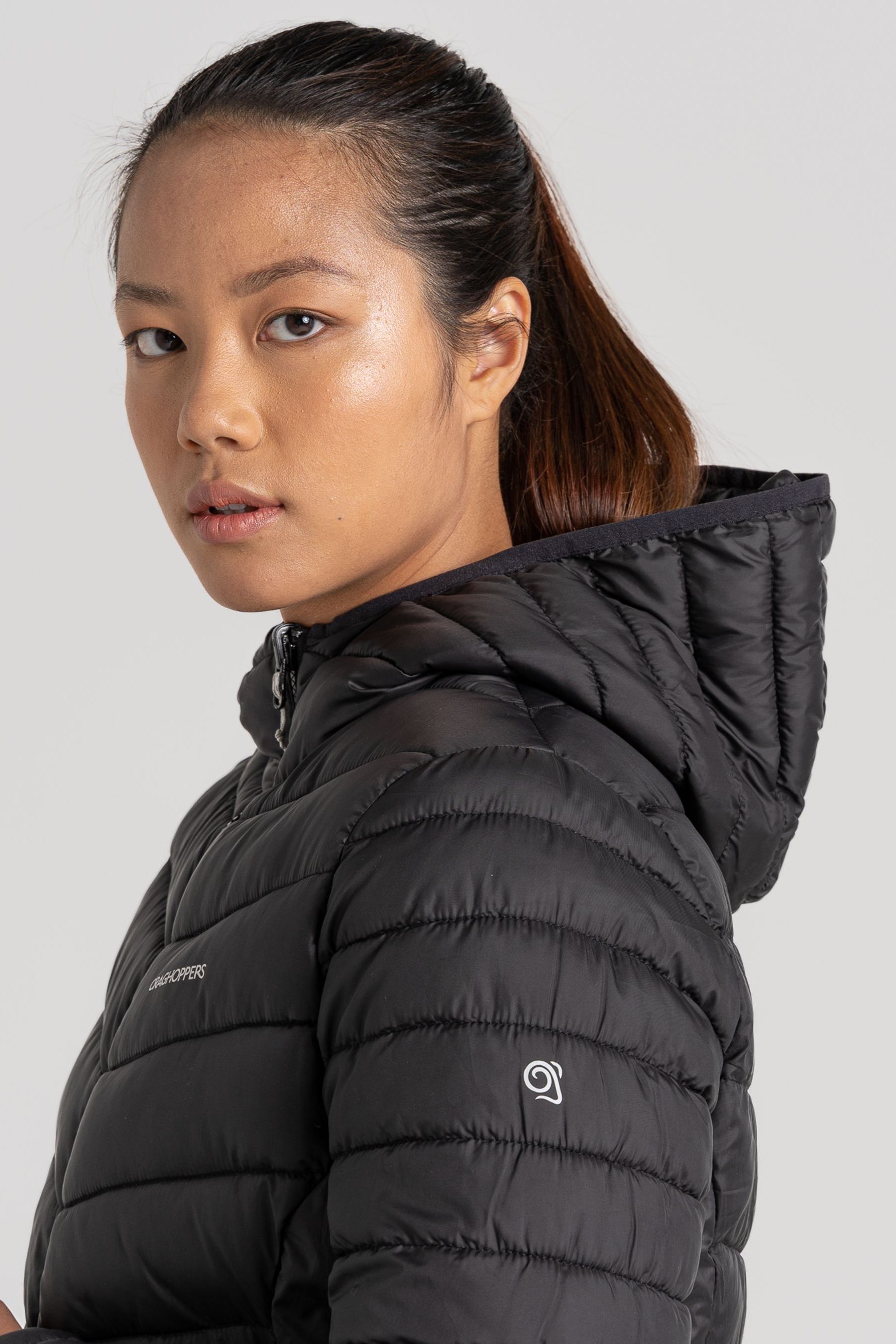 Buy Compresslite VIII Hooded Black Jacket from the Next UK online shop