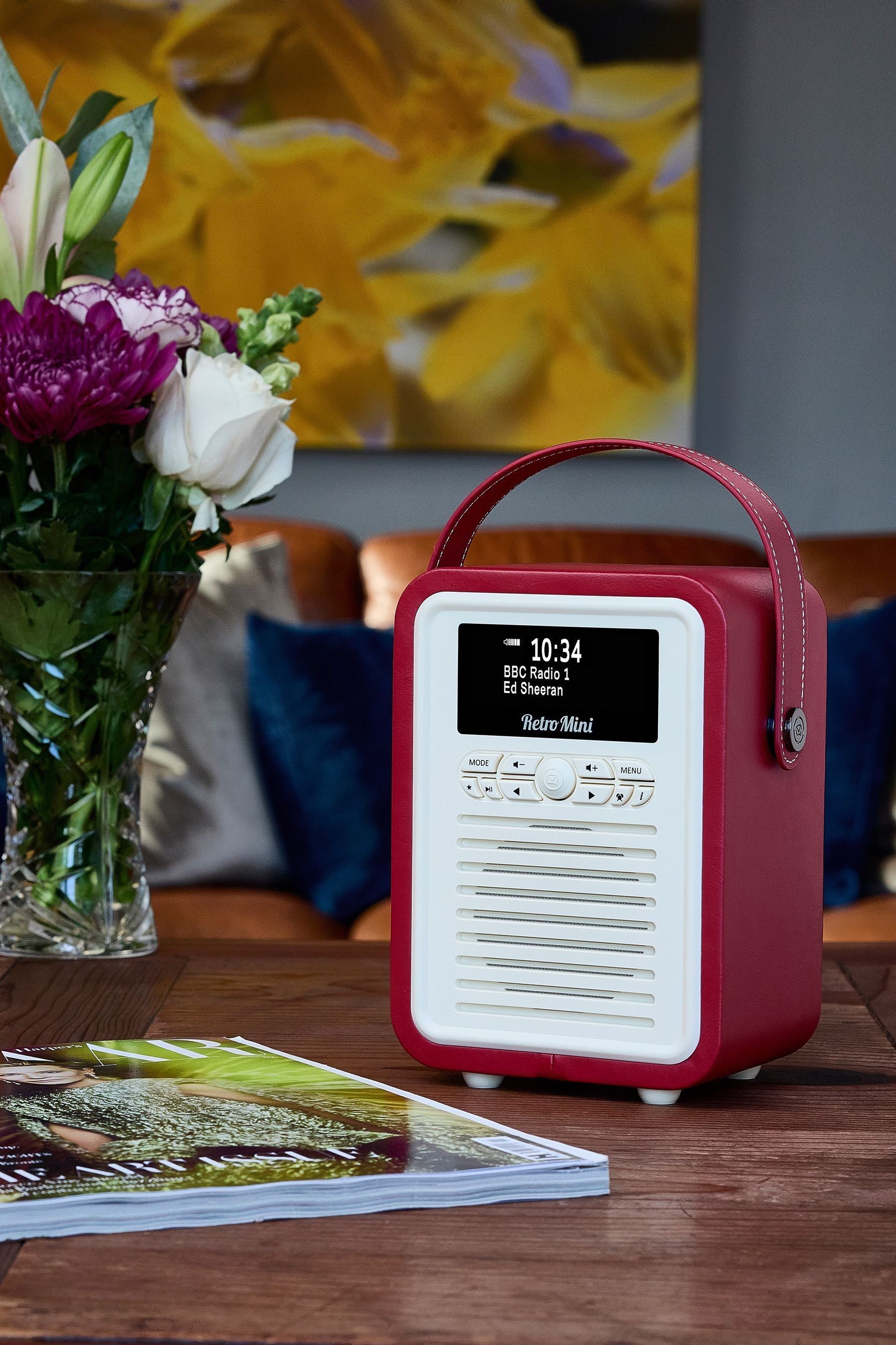 Buy VQ Red Red Retro Mini DAB Radio from the Next UK online shop