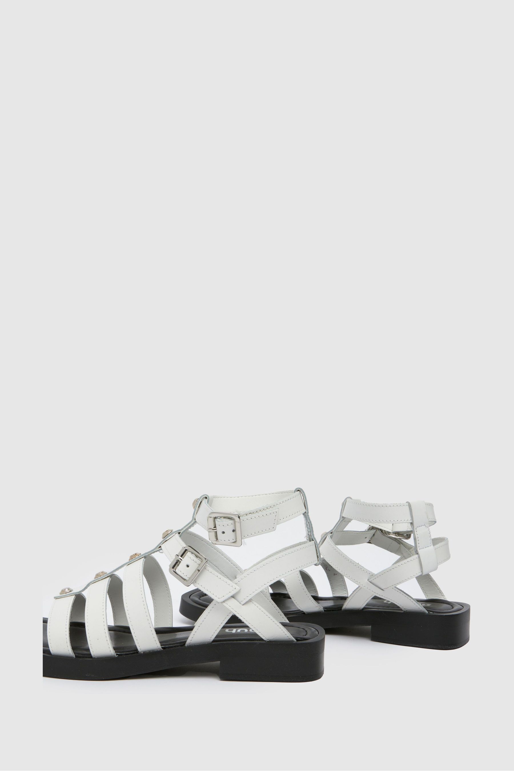 Buy Schuh Tempeny Leather Studded Sandals from the Next UK online shop