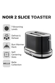 Buy Tower Black Belle 2 Slice Toaster 800W from the Next UK online shop