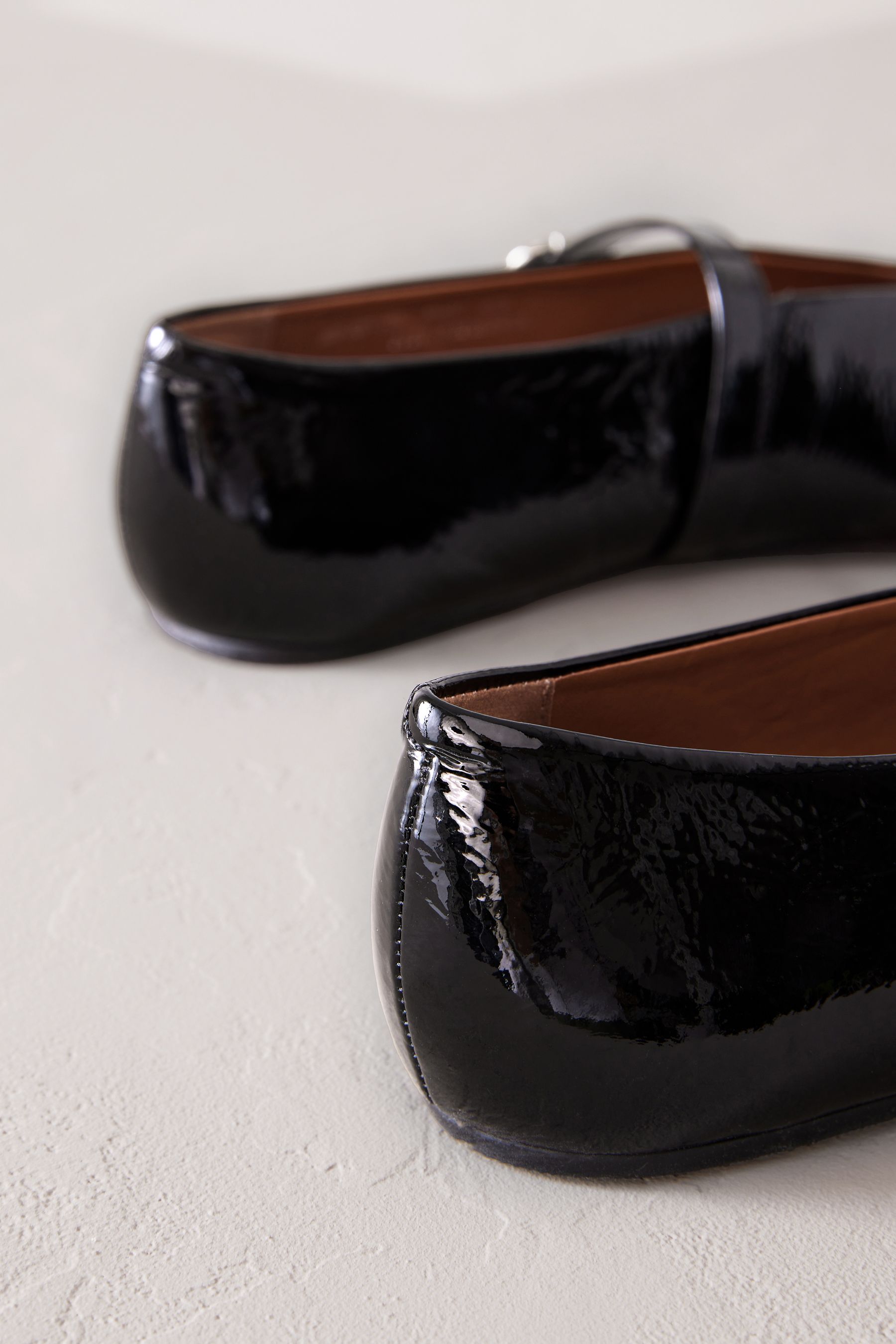 Buy Black Signature Leather Mary Jane Shoes from the Next UK online shop