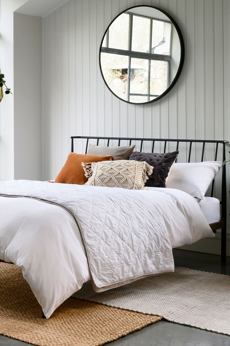 Buy Black Irvine Metal Bed Frame from Next Ireland