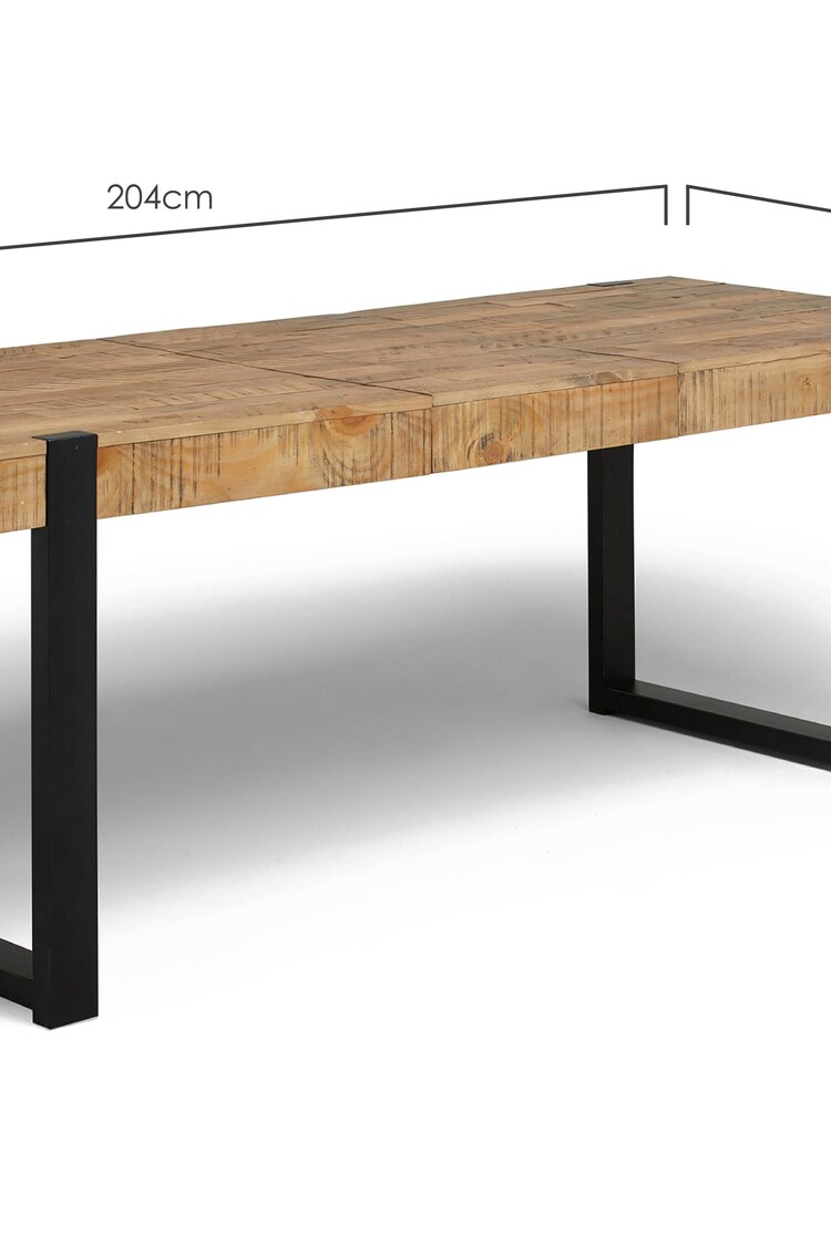 Buy Natural Jefferson Pine Dining Table from the Next UK online shop