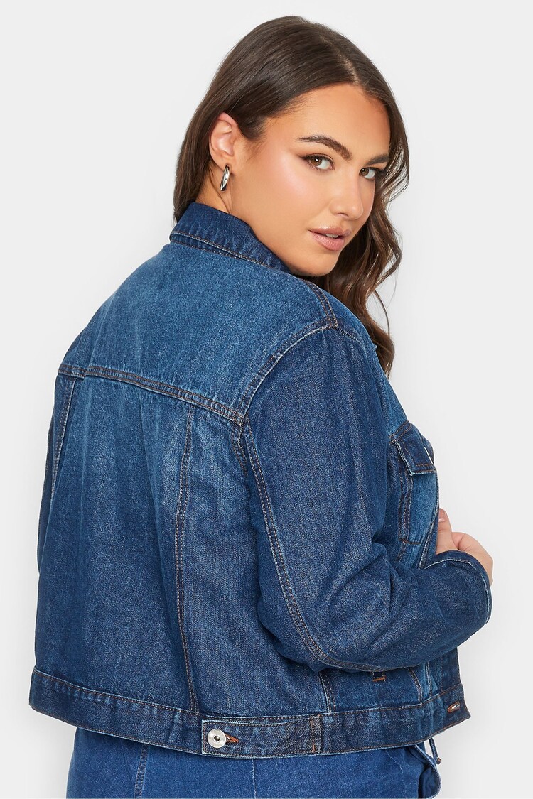 Buy Yours Curve Blue 100% Cotton Classic Denim Jacket from the Next UK ...
