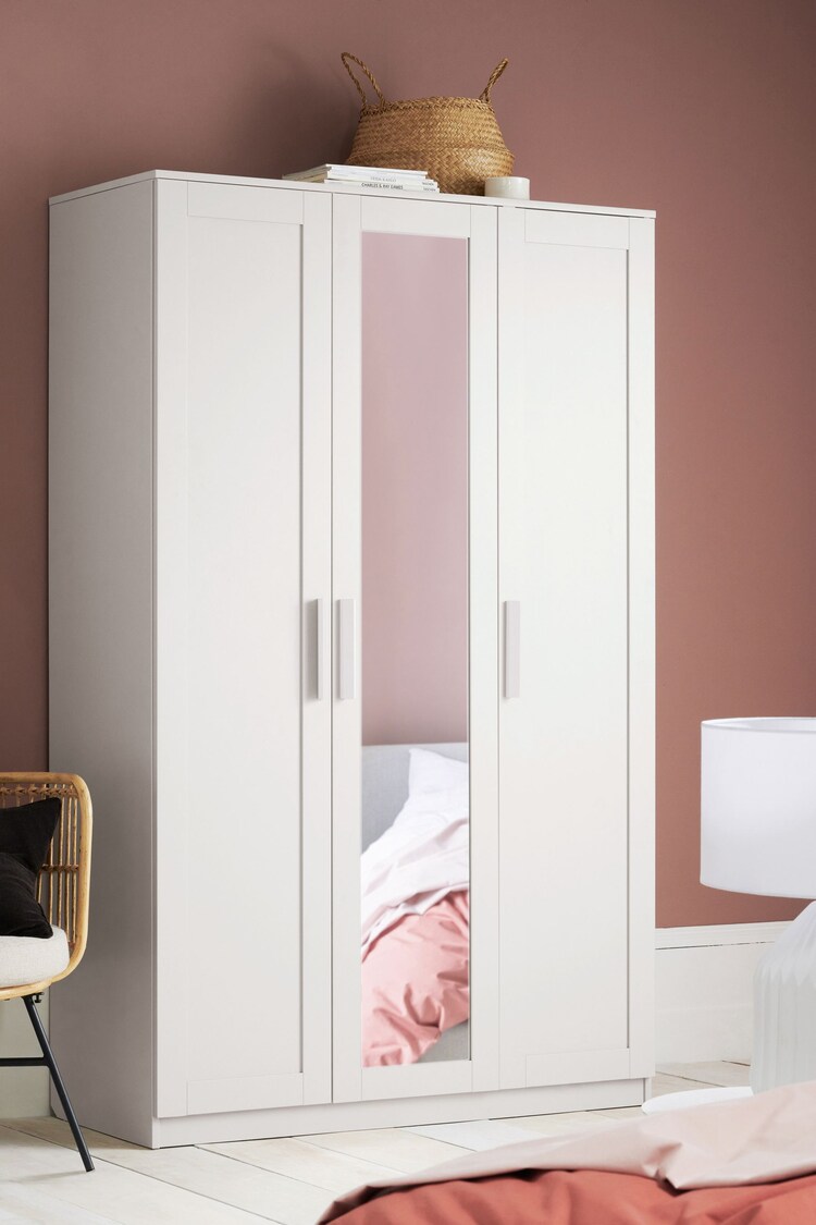 Buy White Flynn Triple Wardrobe from the Next UK online shop