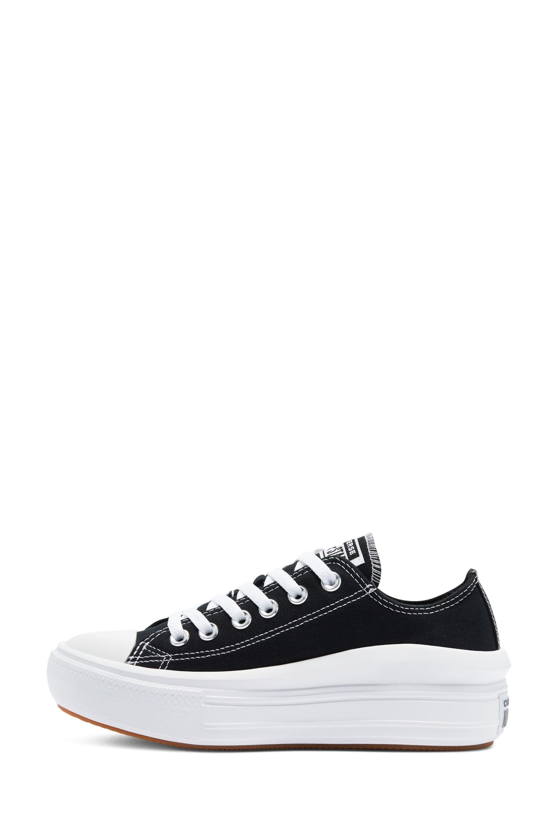 Buy Converse Black All Star Move Chuck Ox Platform Trainers from the ...