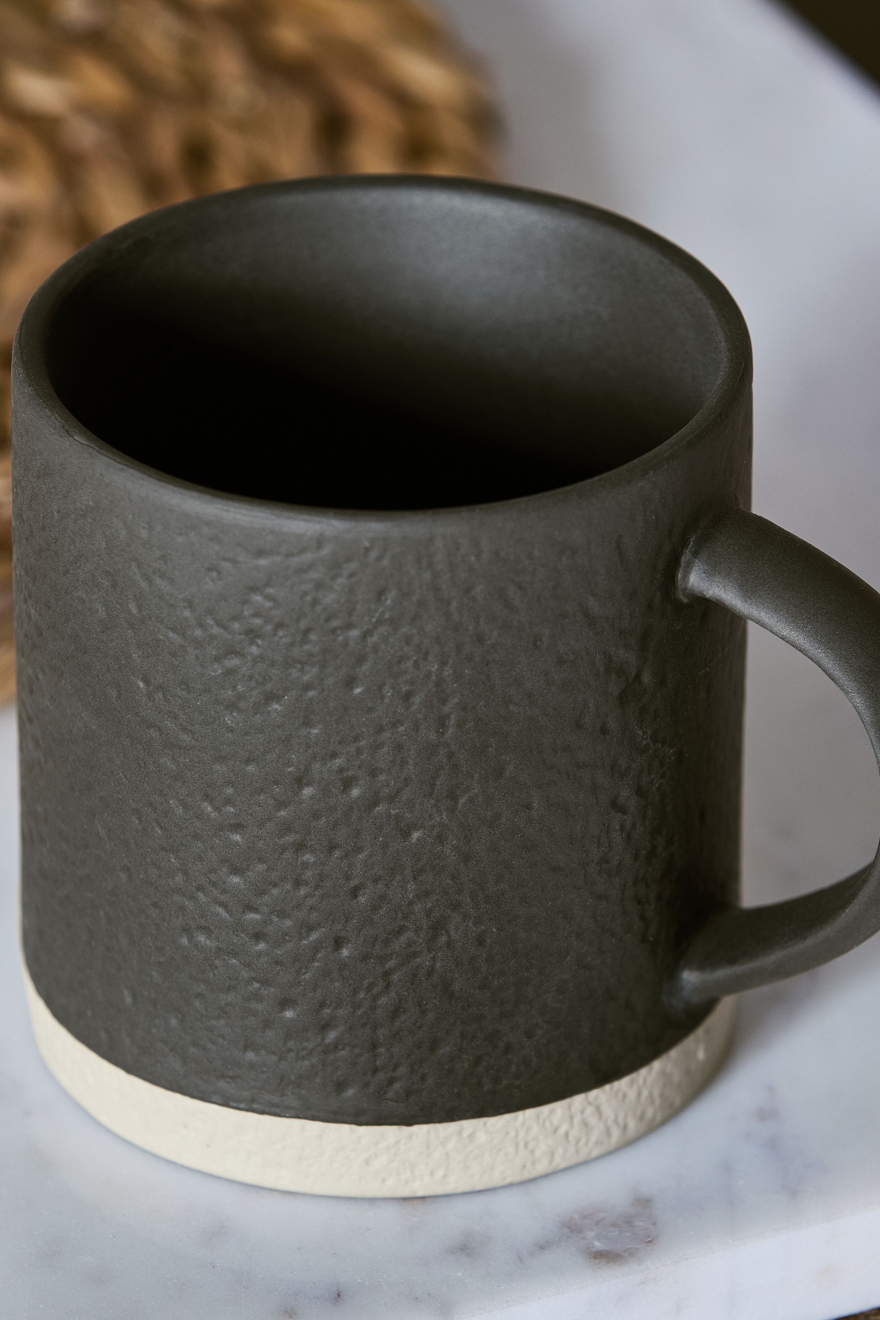 Buy French Connection Set of 2 Black Zinc Mugs from the Next UK online shop