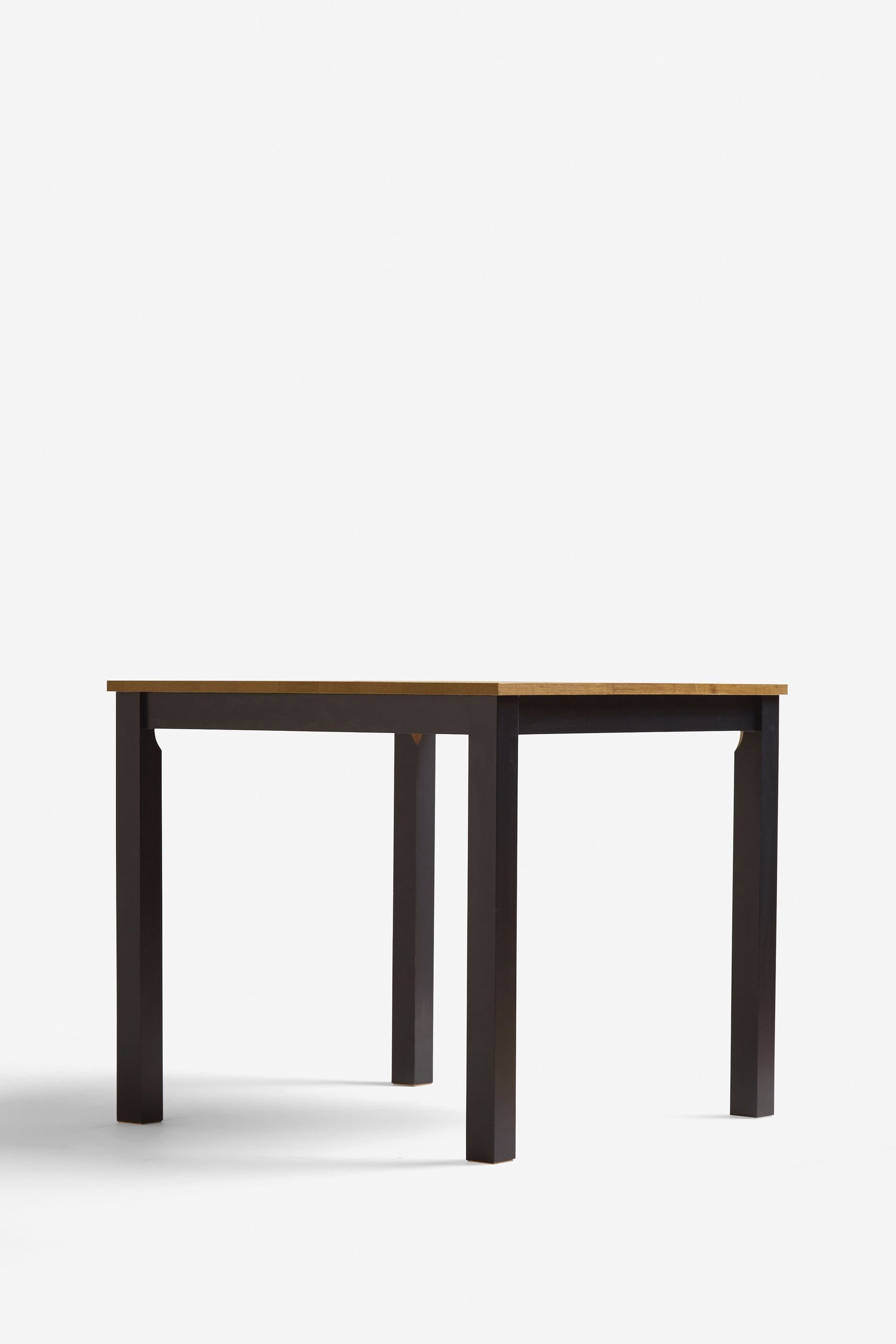 Buy Dark Bronx Oak Effect 4 Seater Square Dining Table from the Next UK ...