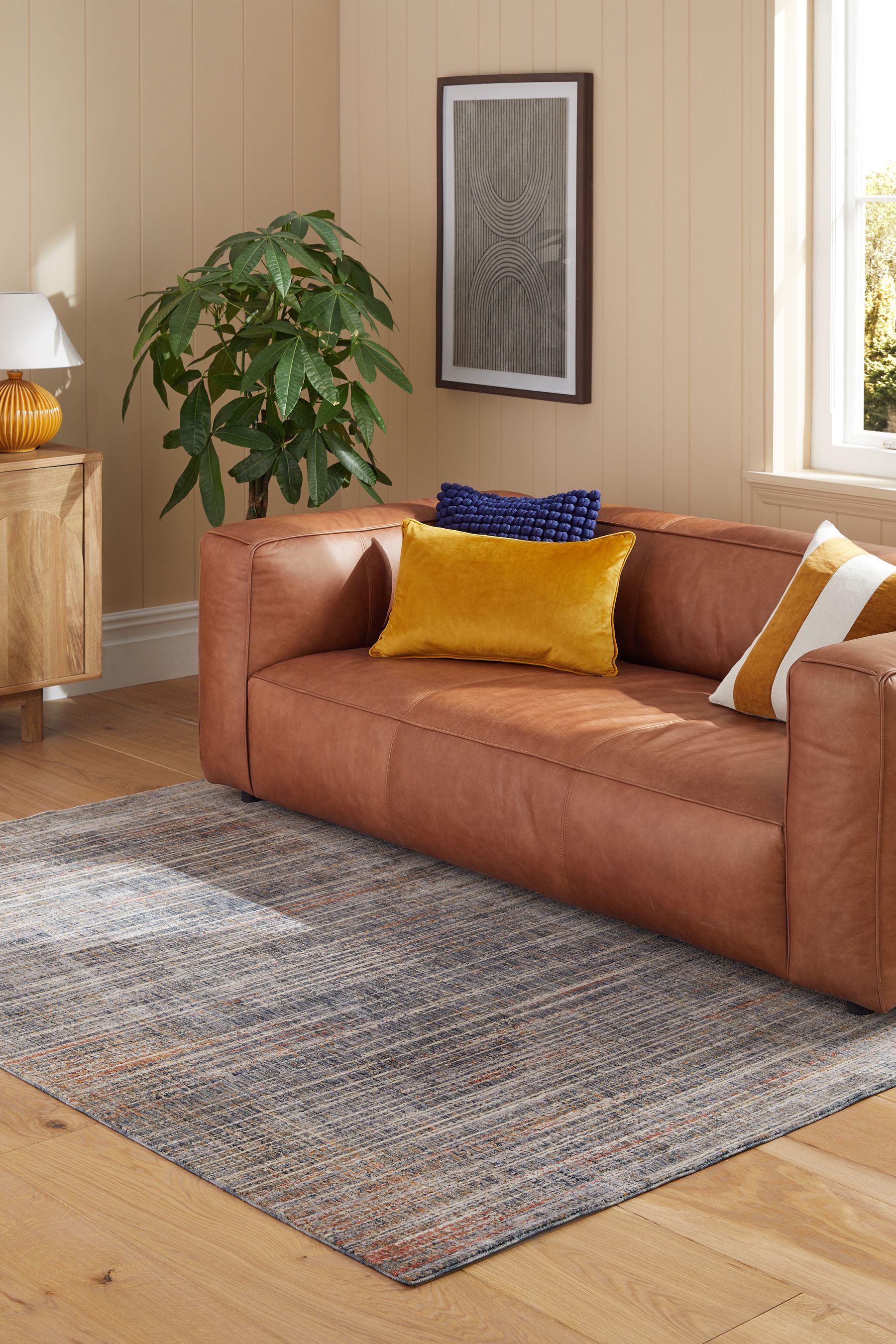 Buy Teal Blue Cooper Textured Rug from the Next UK online shop