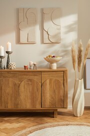 Buy Natural Extra Large Pleated Ceramic Floor Vase from the Next UK ...