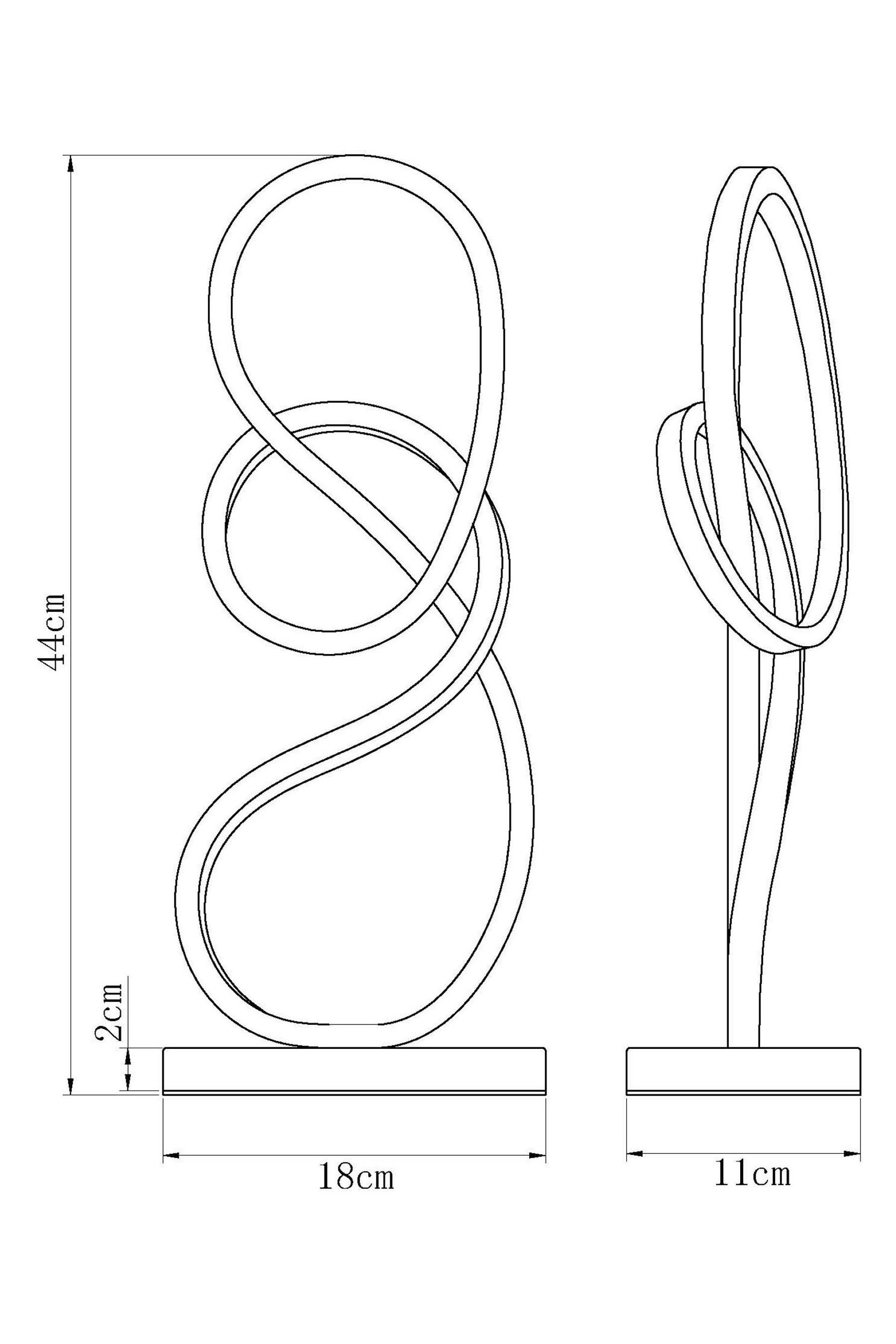 Buy Chrome Sculptural LED Touch Table Lamp from the Next UK online shop