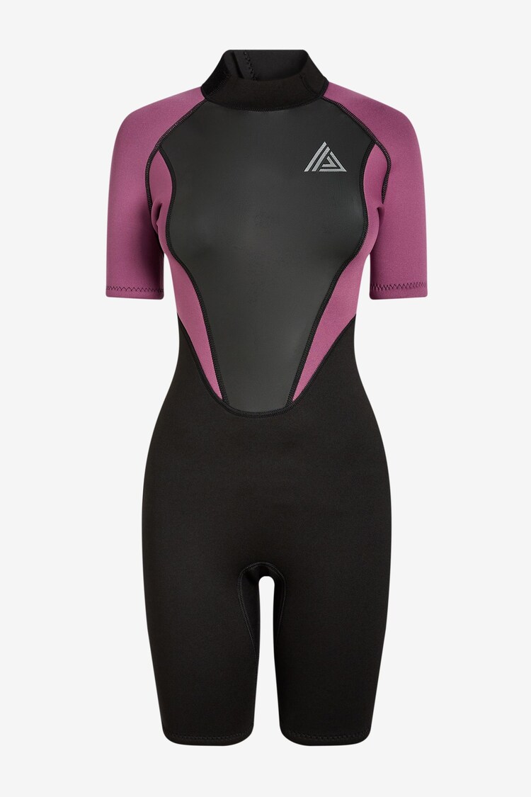 Buy Black/Pink Shorty 2.8mm Neoprene Wetsuit from Next Ireland