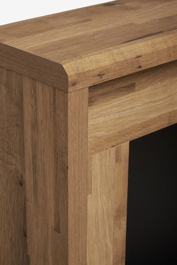 Buy Dark Bronx Oak Effect Fire Surround from the Next UK online shop