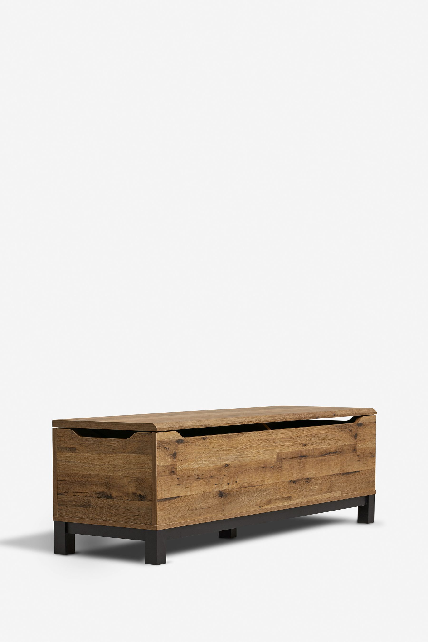 Buy Dark Bronx Oak Effect Hallway Storage Bench from the Next UK online ...