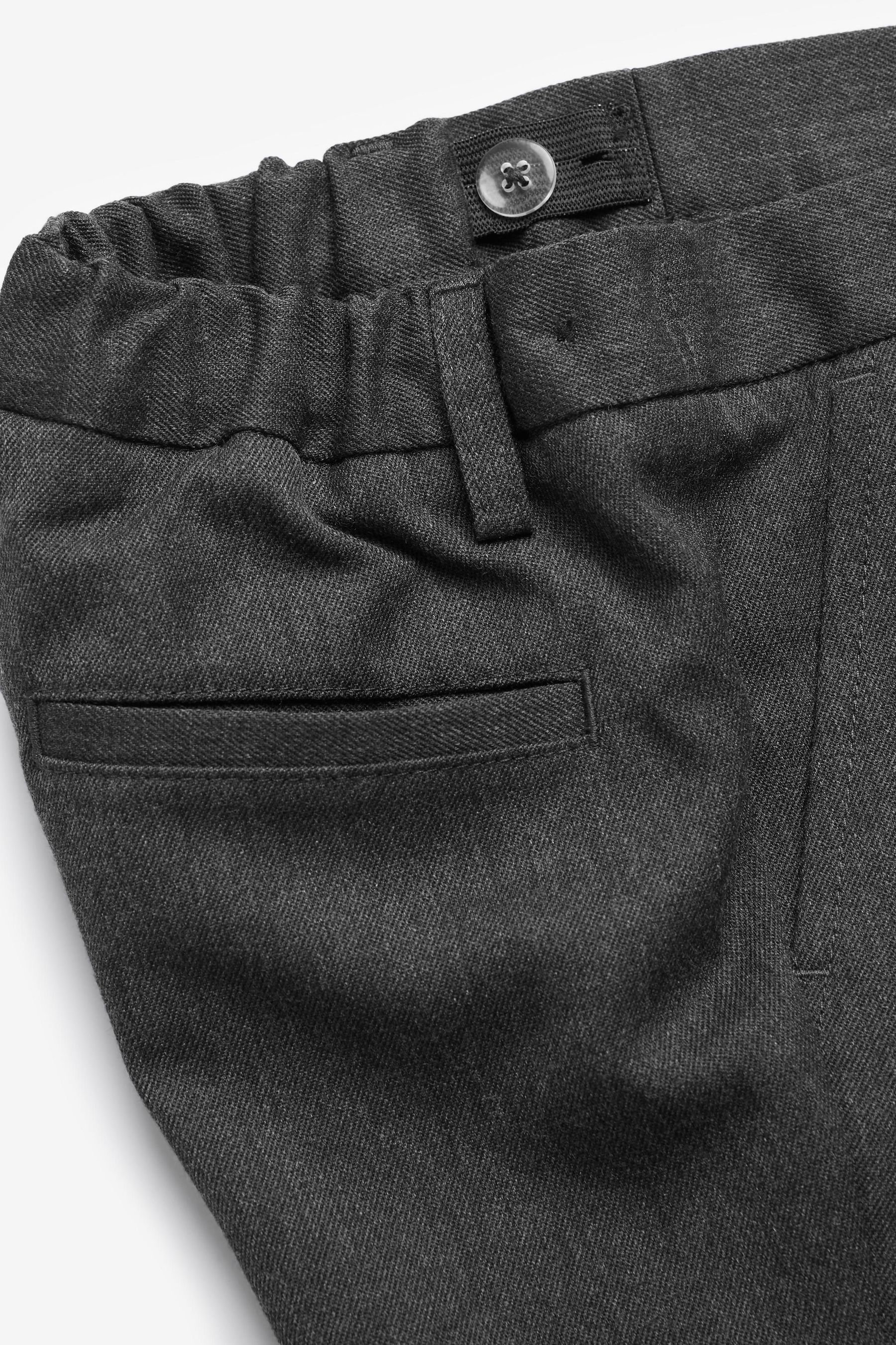 Buy Grey Regular Pull-On Waist Flat Front School Shorts (3-14yrs) from ...