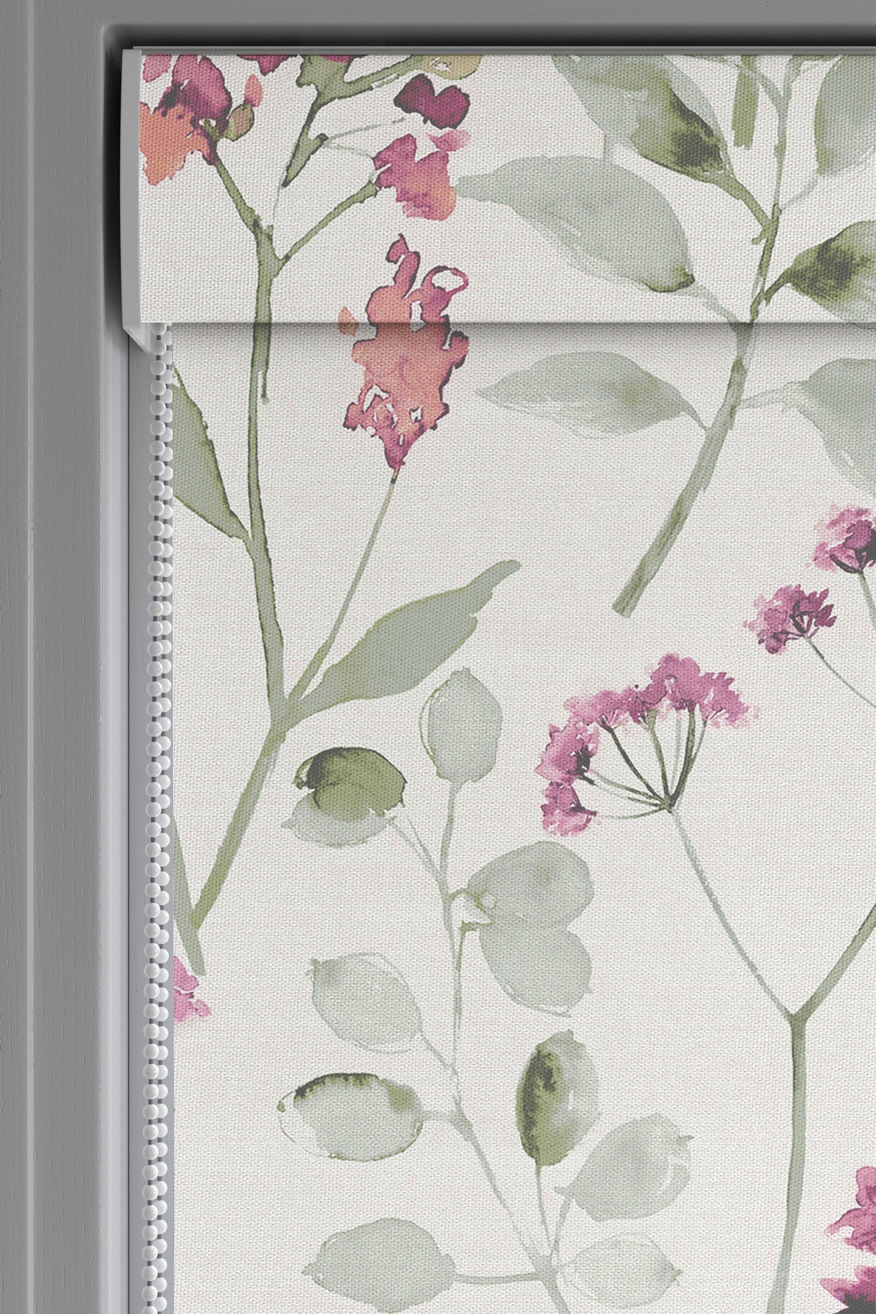 Buy Summer Pink Isla Floral Made to Measure Roller Blind from the Next ...