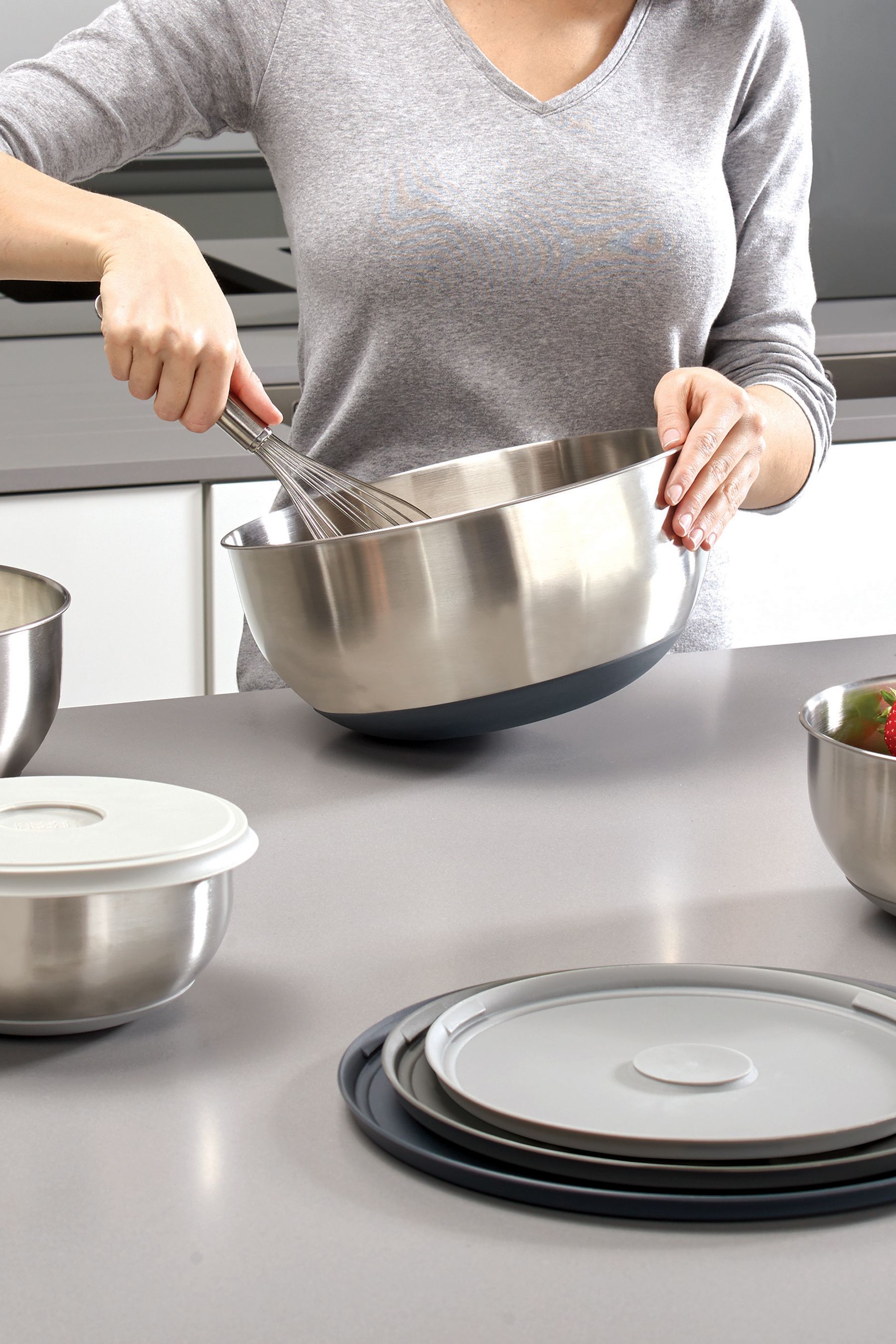 Buy Joseph Joseph Silver Nest 100 collectio Prep and Store Bowls from ...