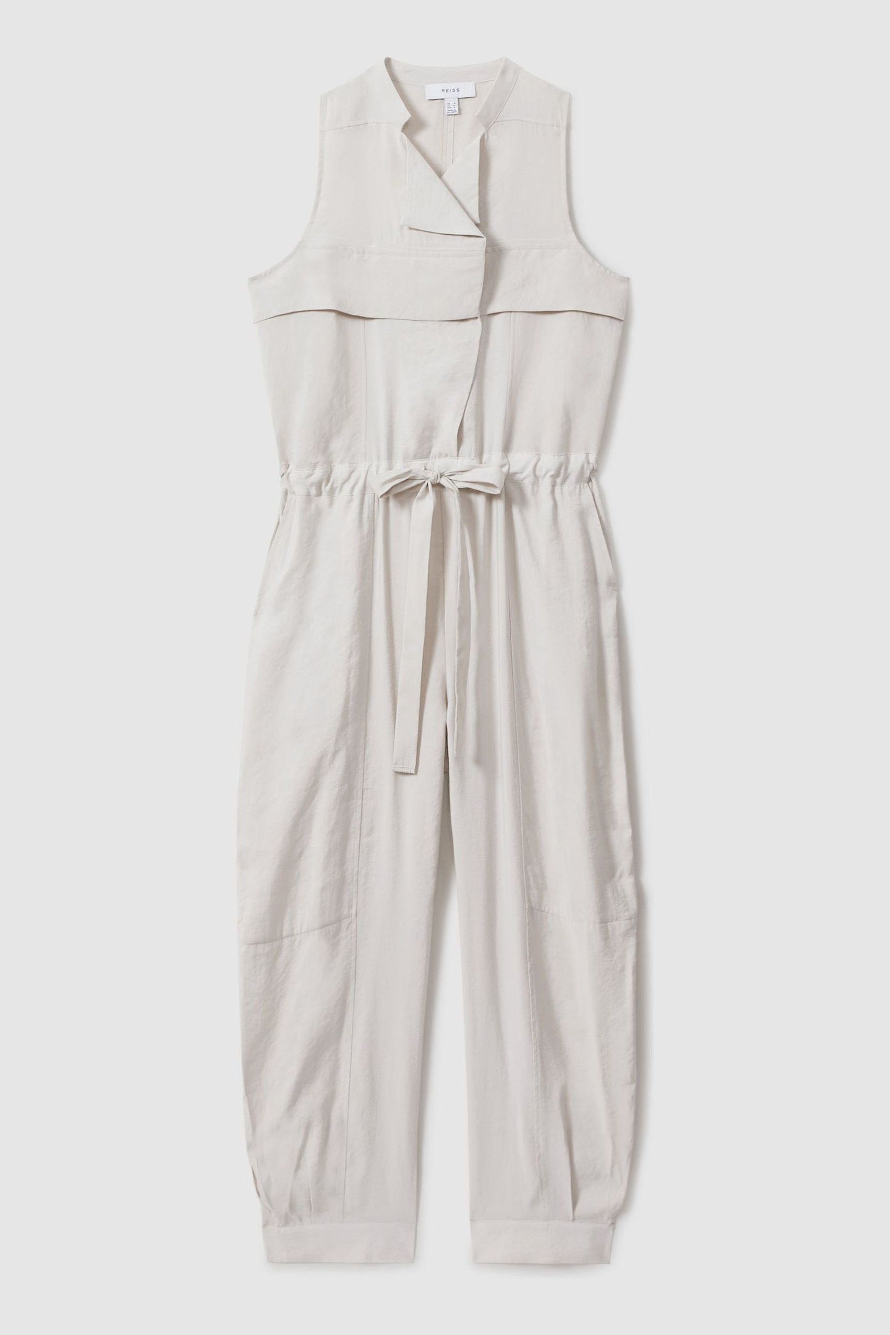 Buy Reiss Stone Skylar Belted Utility Jumpsuit from the Next UK online shop