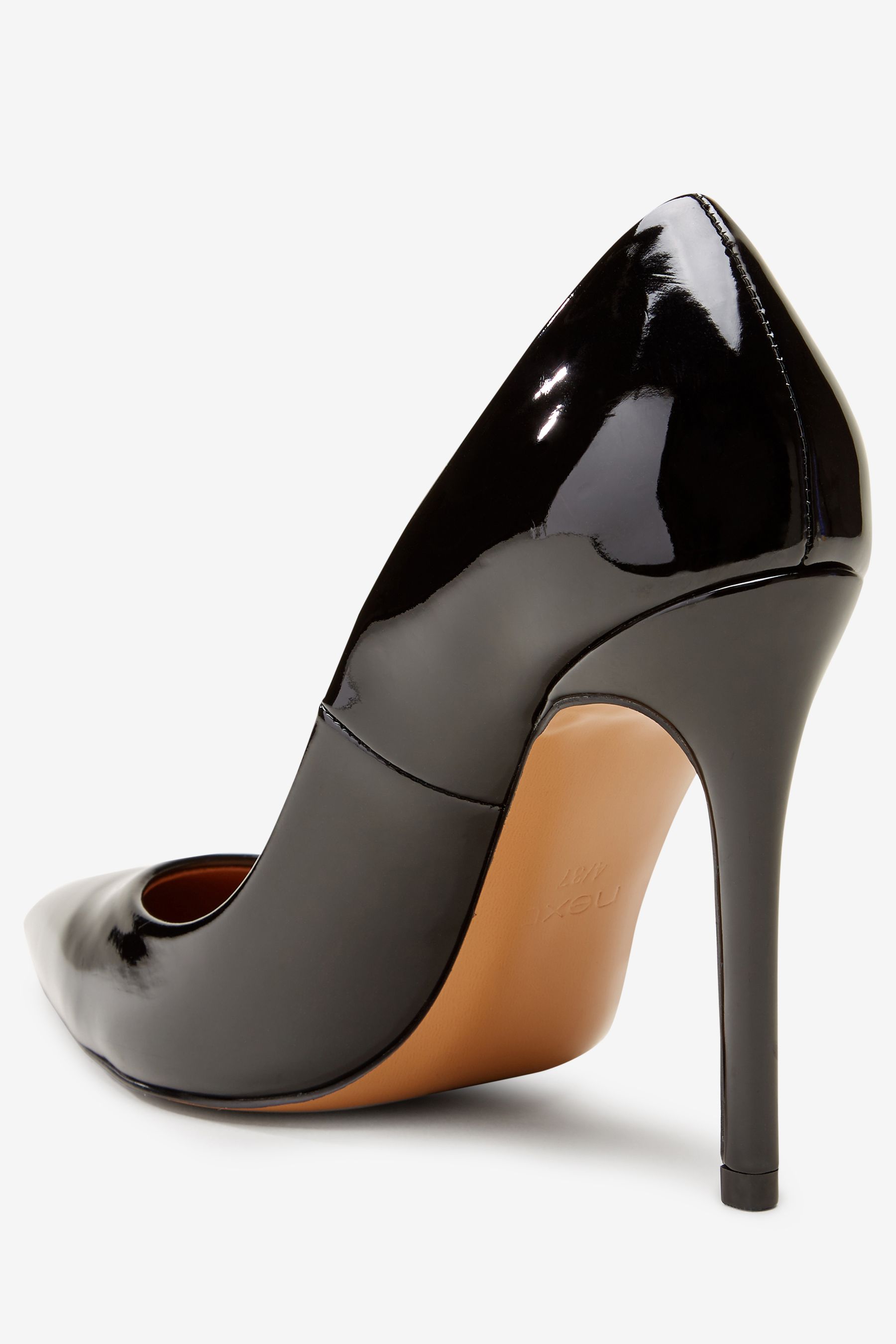 Buy Black Regular/Wide Fit Forever Comfort® Point Court Shoes from Next ...