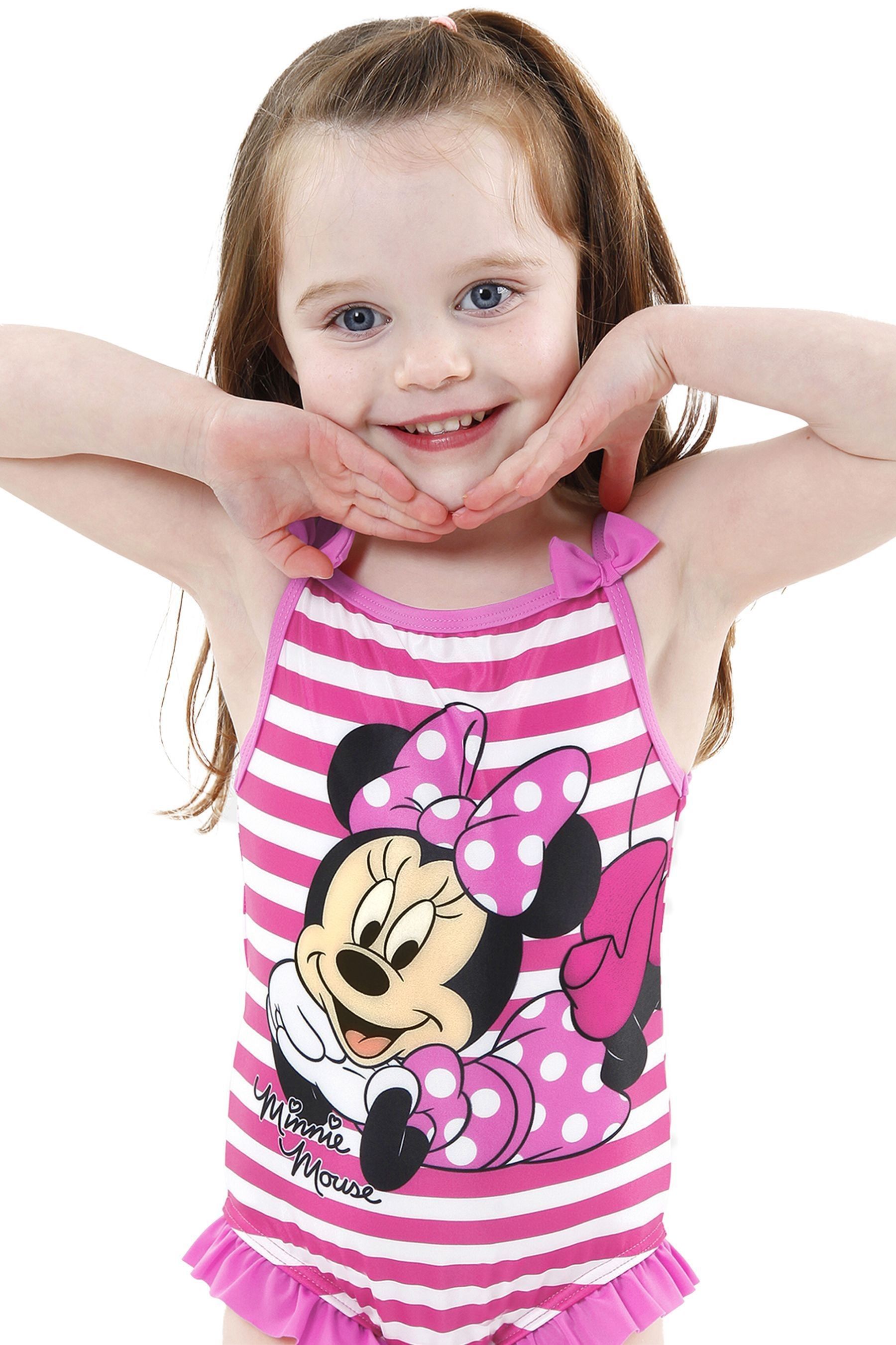 Buy Character Pink Minnie Mouse Swimsuit from the Next UK online shop