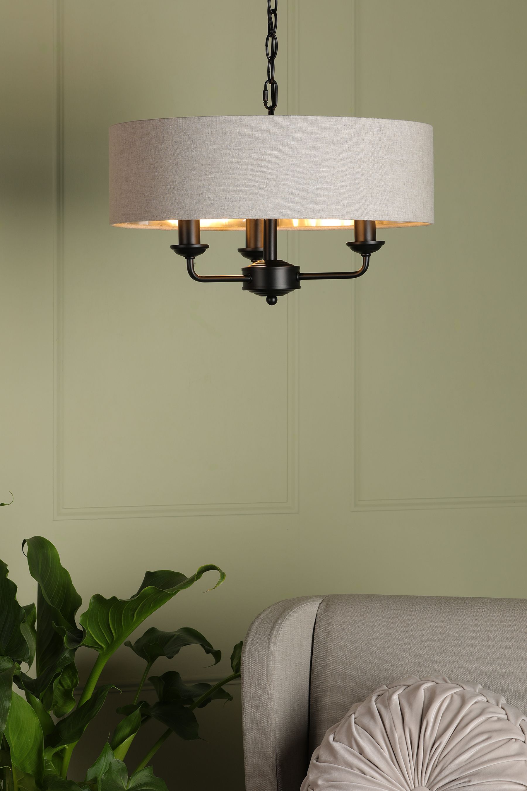 Buy Laura Ashley Black Sorrento Ceiling Light from the Next UK online shop