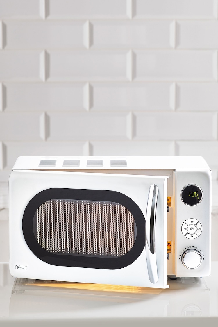 Buy White Digital 800W 20L Microwave from the Next UK online shop